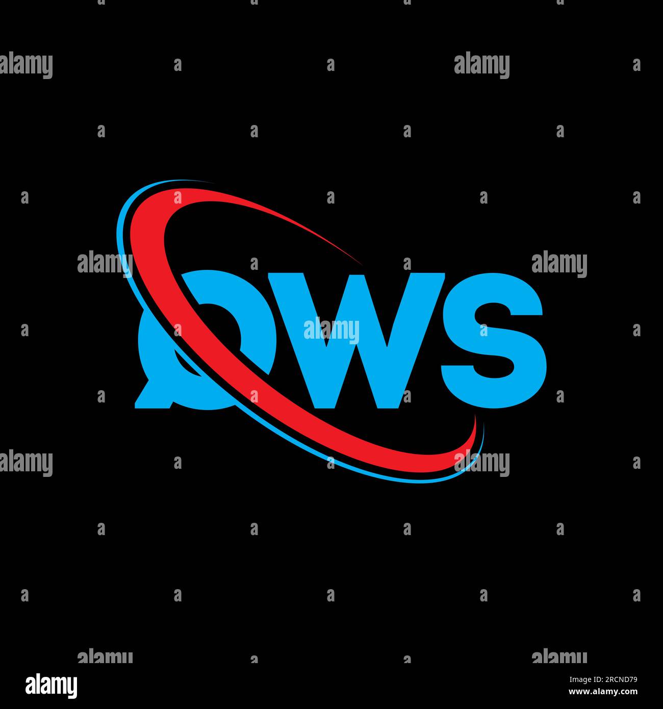 Qws tech logo Stock Vector Images - Alamy