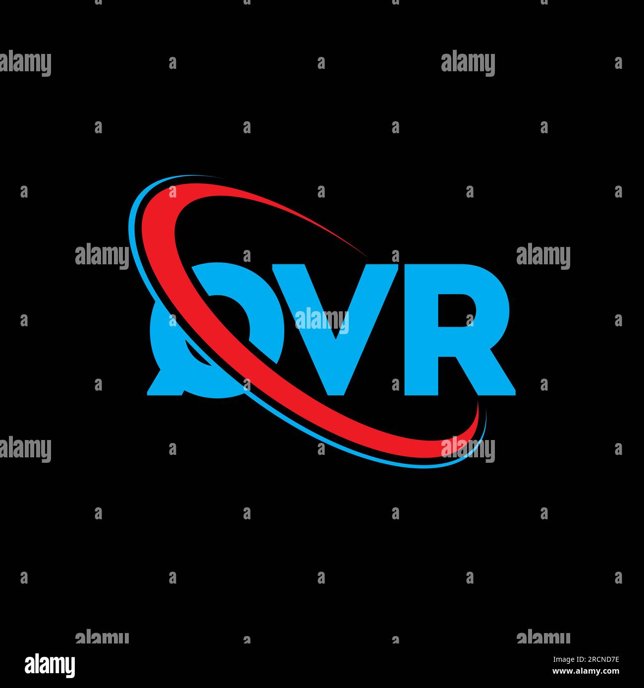 QVR logo. QVR letter. QVR letter logo design. Initials QVR logo linked ...