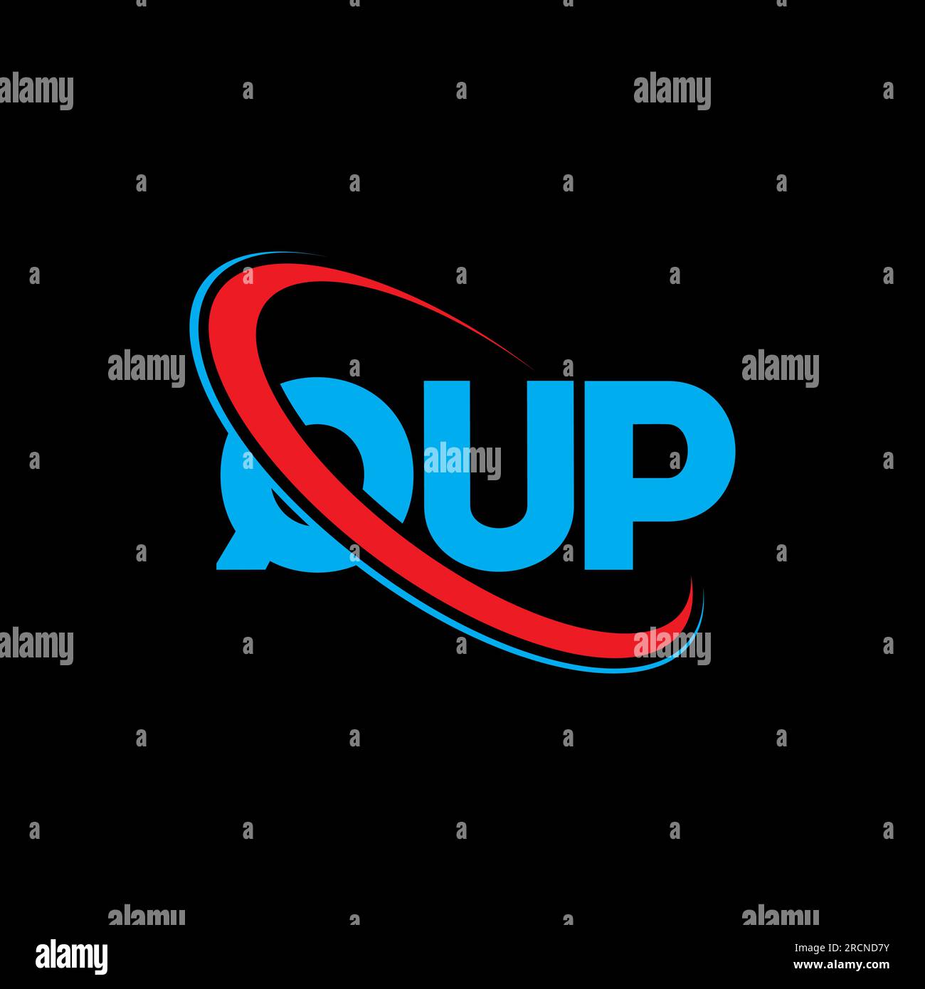 Qup logo design hi-res stock photography and images - Alamy