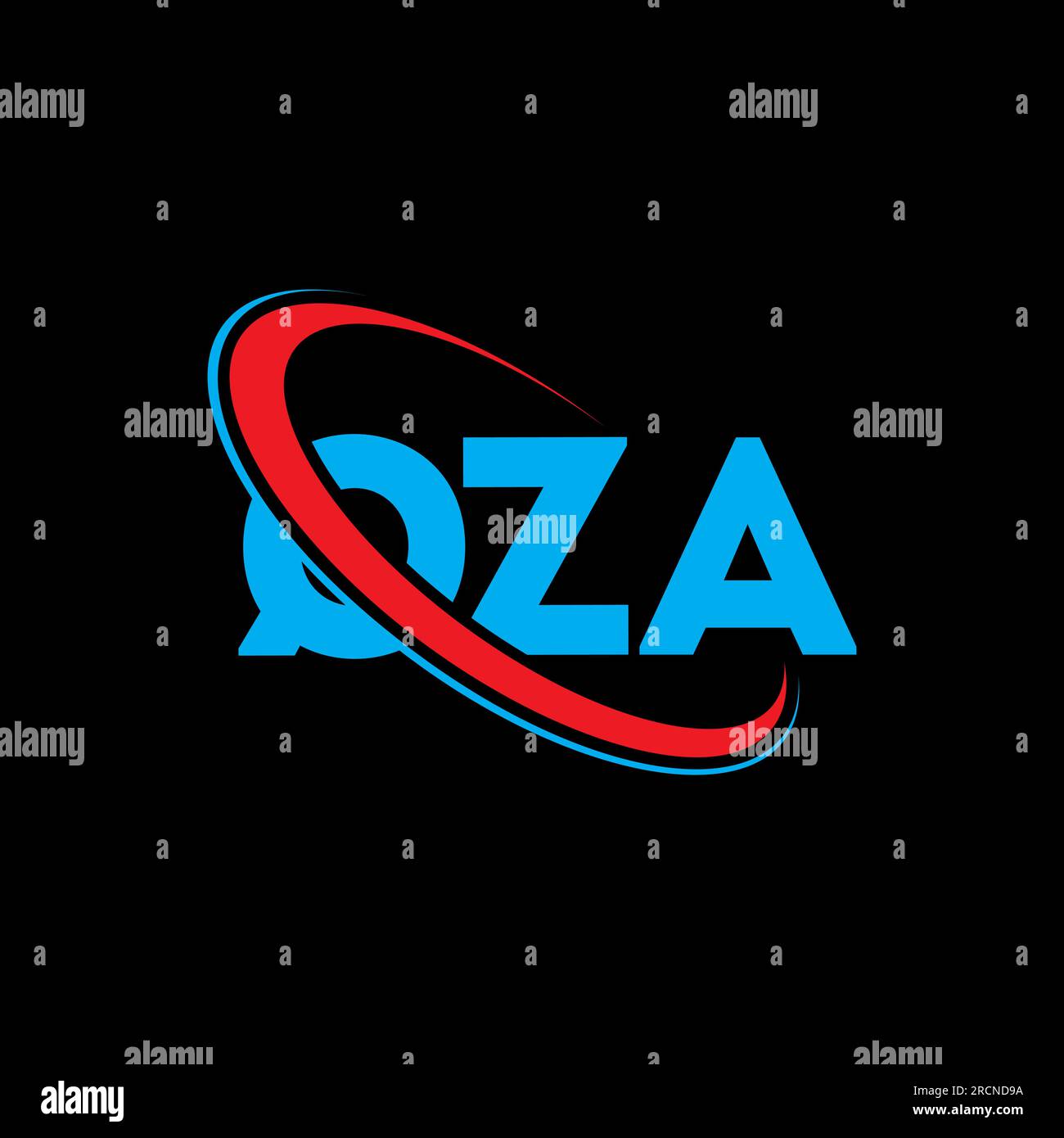 QZA logo. QZA letter. QZA letter logo design. Initials QZA logo linked ...