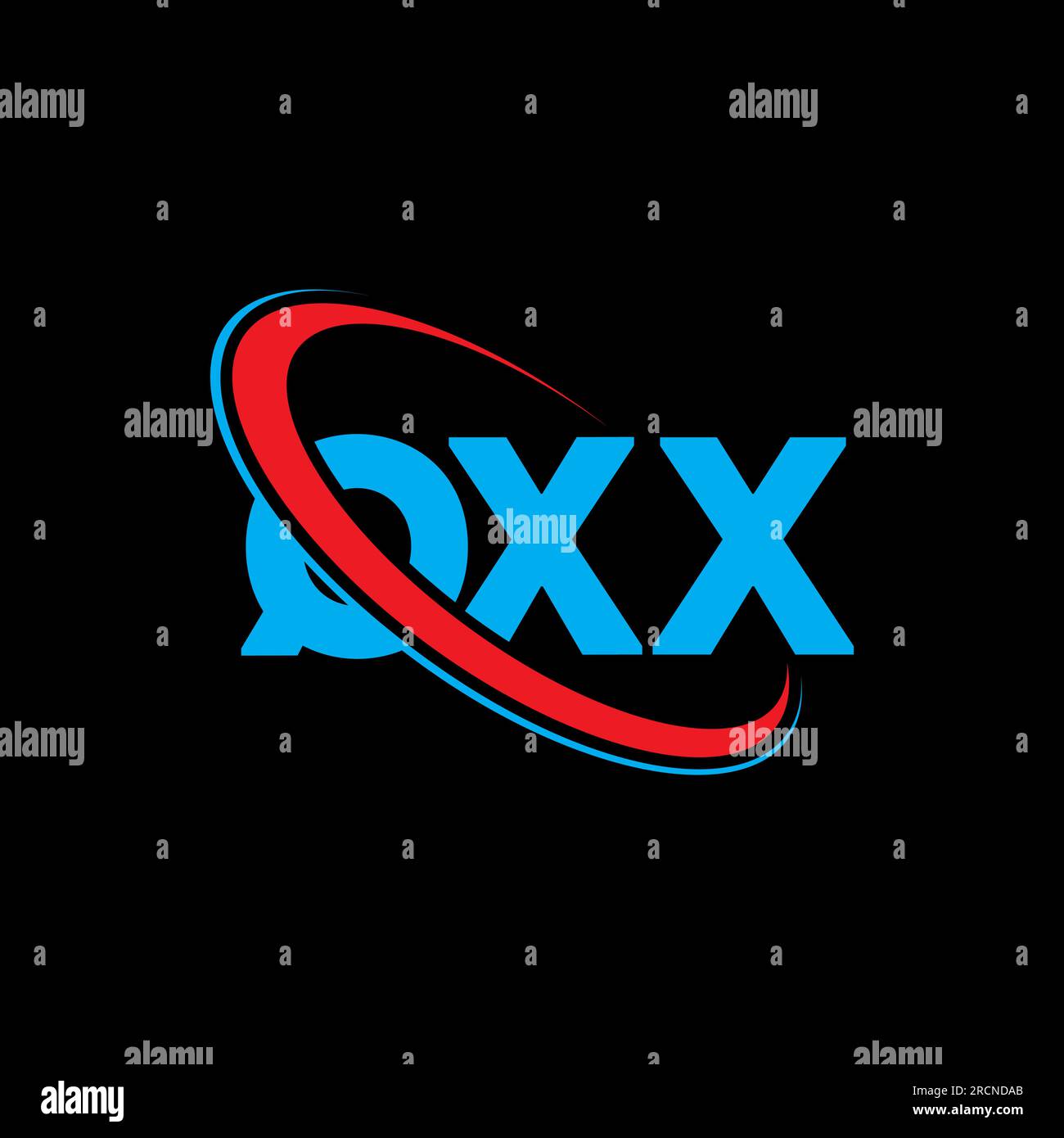QXX logo. QXX letter. QXX letter logo design. Initials QXX logo linked with circle and uppercase ...