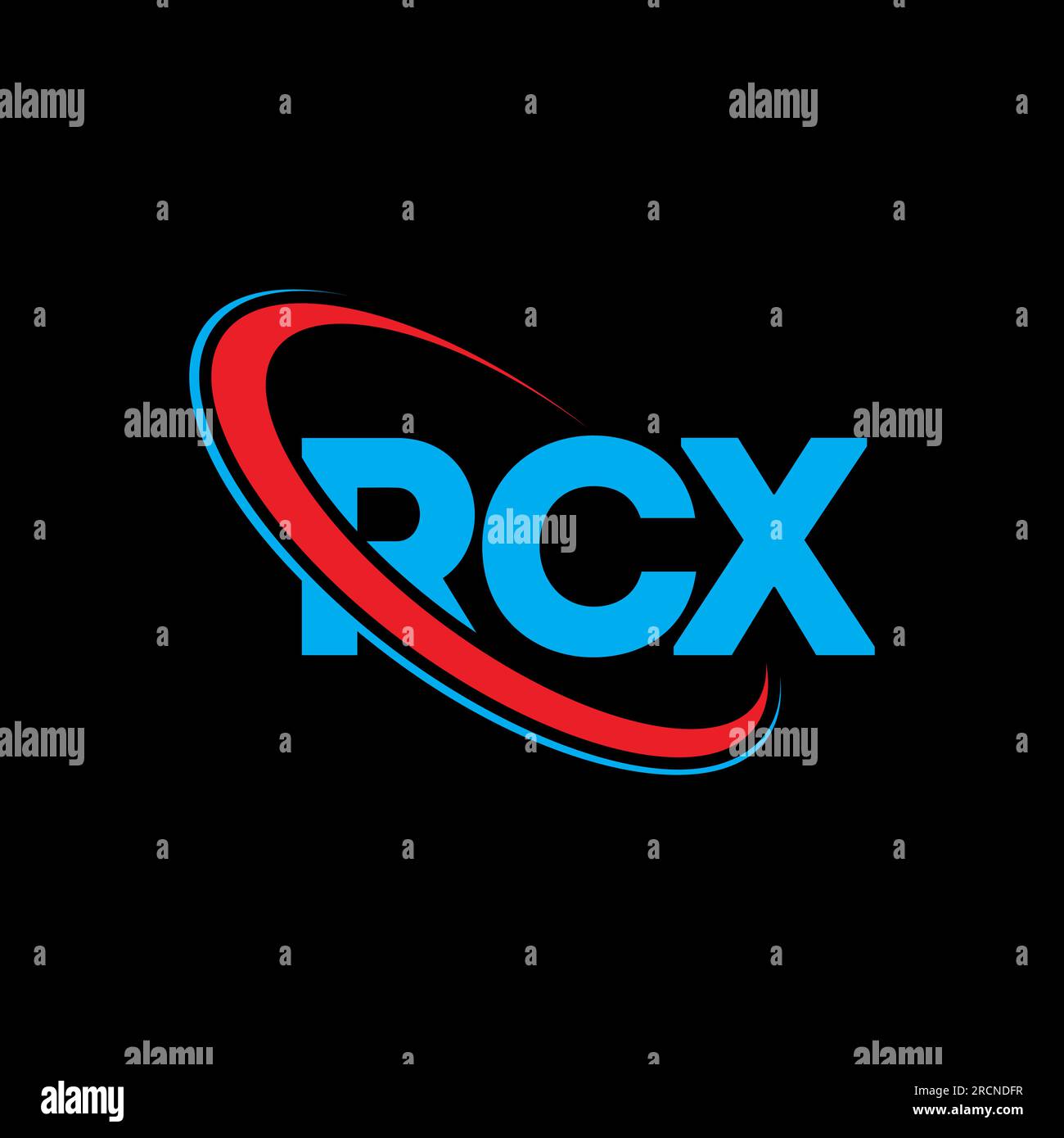 RCX logo. RCX letter. RCX letter logo design. Initials RCX logo linked ...