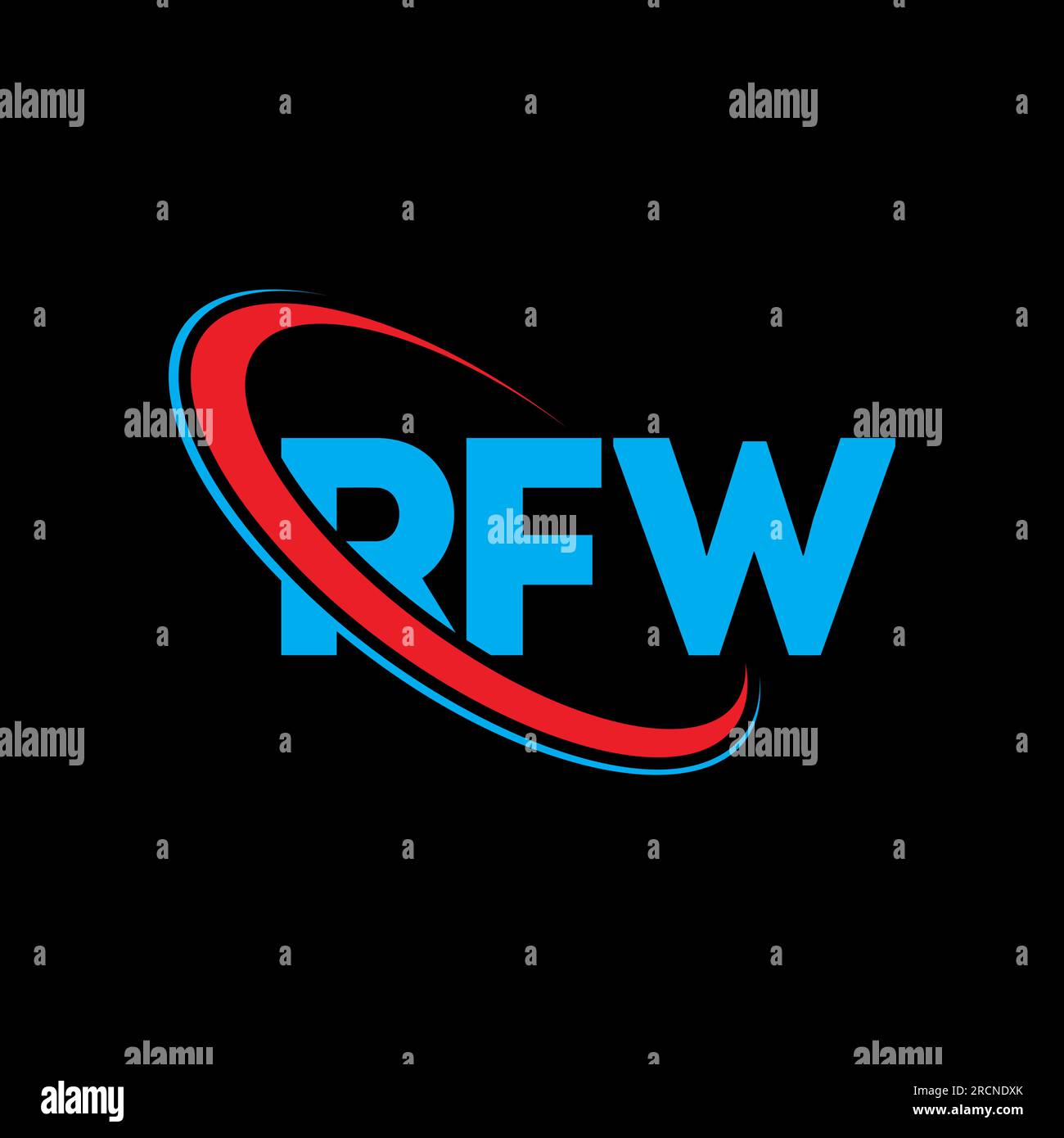 RFW logo. RFW letter. RFW letter logo design. Initials RFW logo linked ...