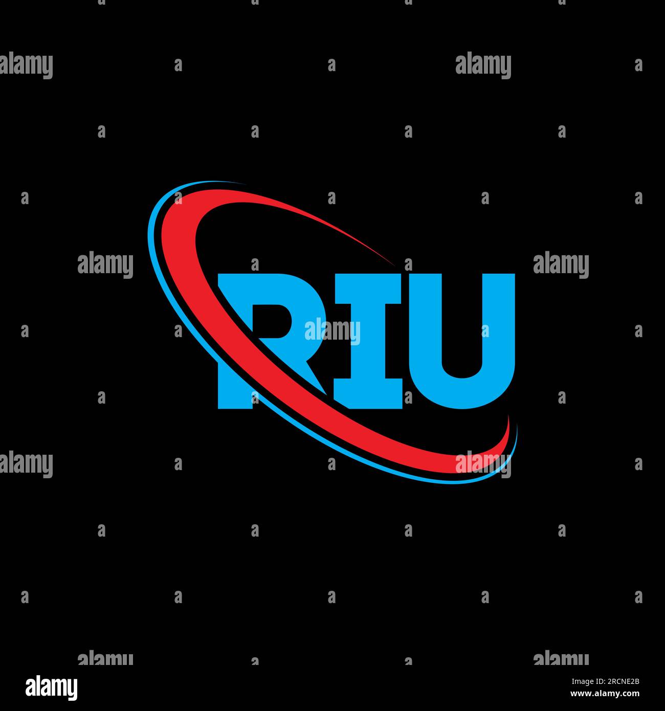 Riu logo design Stock Vector Images - Alamy
