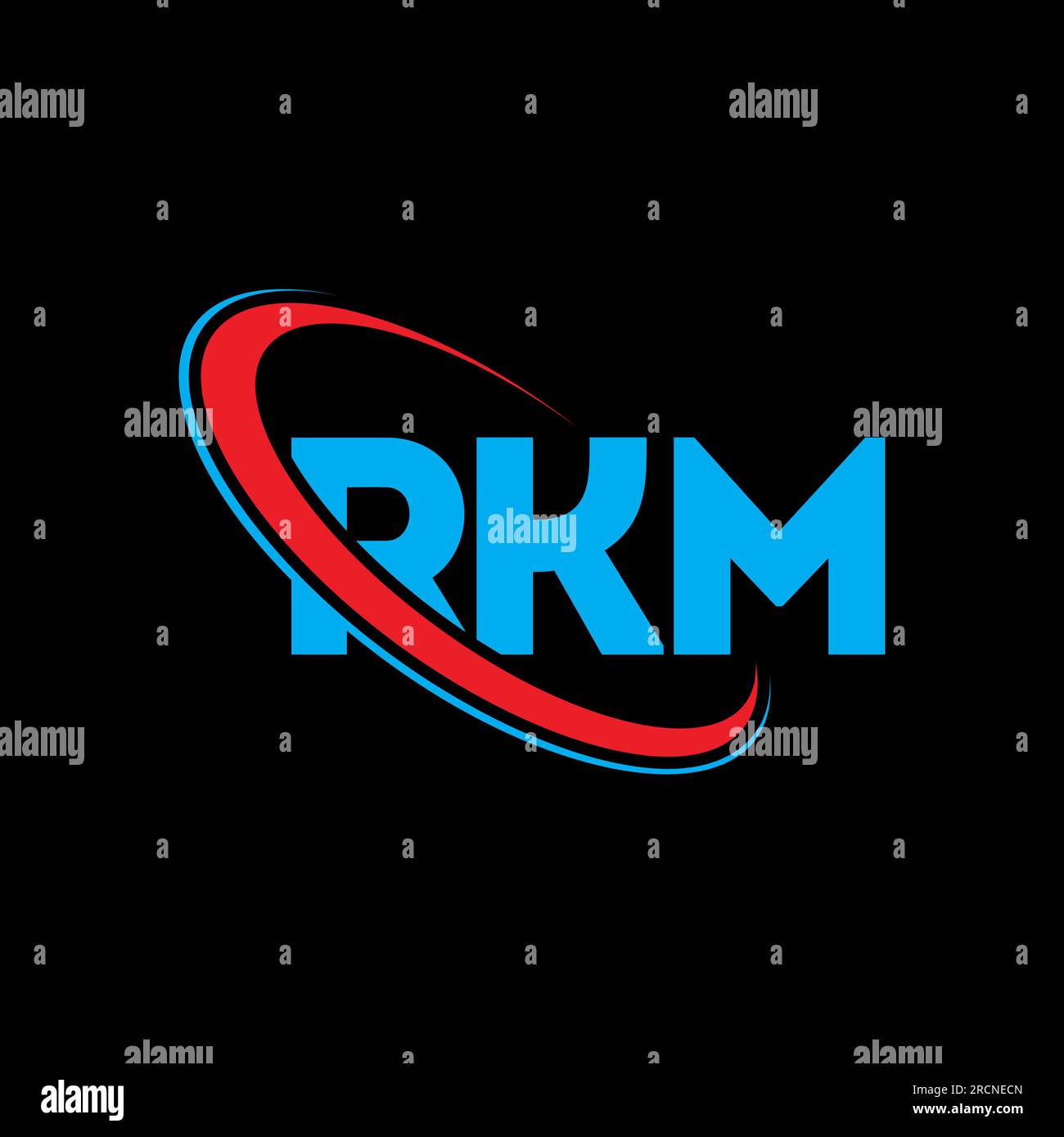 RKM logo. RKM letter. RKM letter logo design. Initials RKM logo linked ...