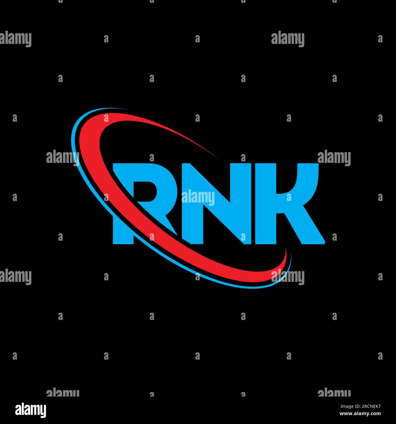 RNK logo. RNK letter. RNK letter logo design. Initials RNK logo linked ...