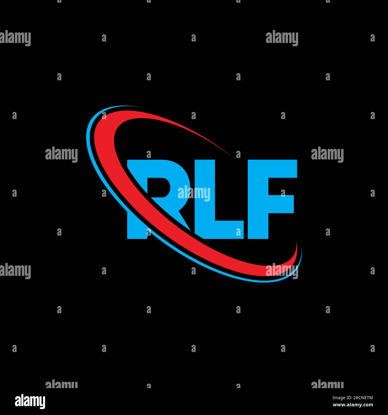 RLF logo. RLF letter. RLF letter logo design. Initials RLF logo linked ...