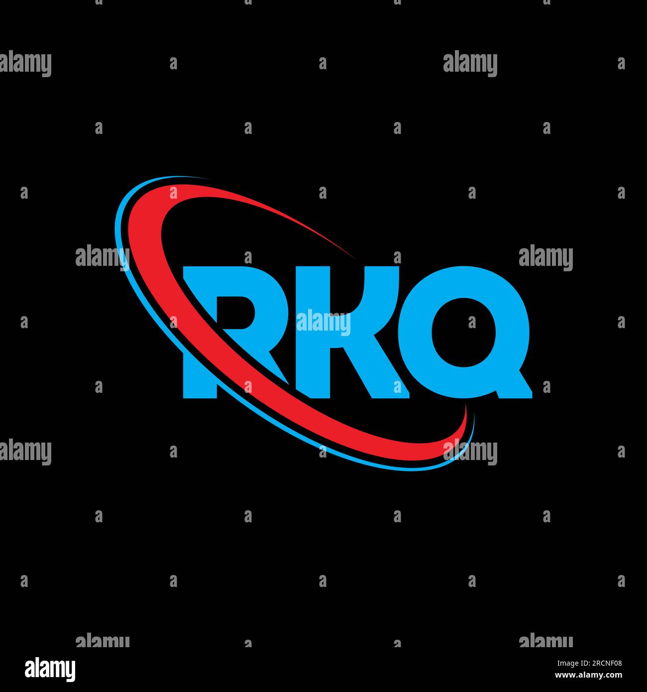 RKQ logo. RKQ letter. RKQ letter logo design. Initials RKQ logo linked ...