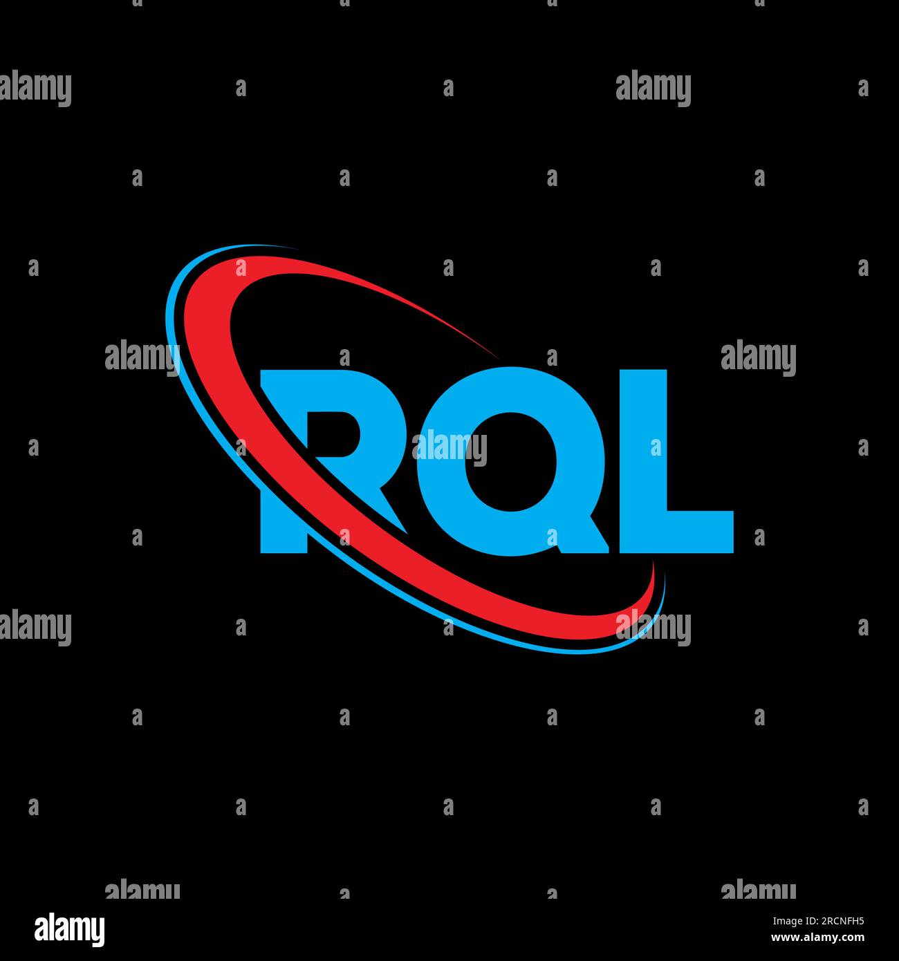 RQL logo. RQL letter. RQL letter logo design. Initials RQL logo linked ...