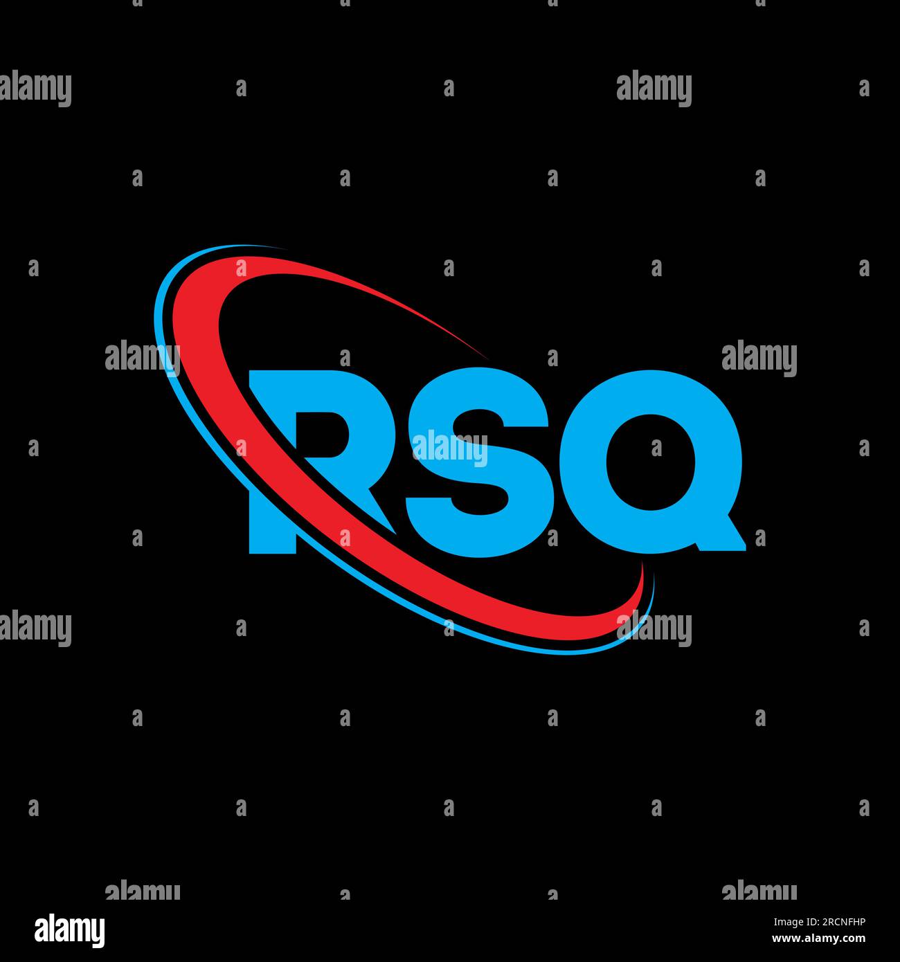 RSQ logo. RSQ letter. RSQ letter logo design. Initials RSQ logo linked ...