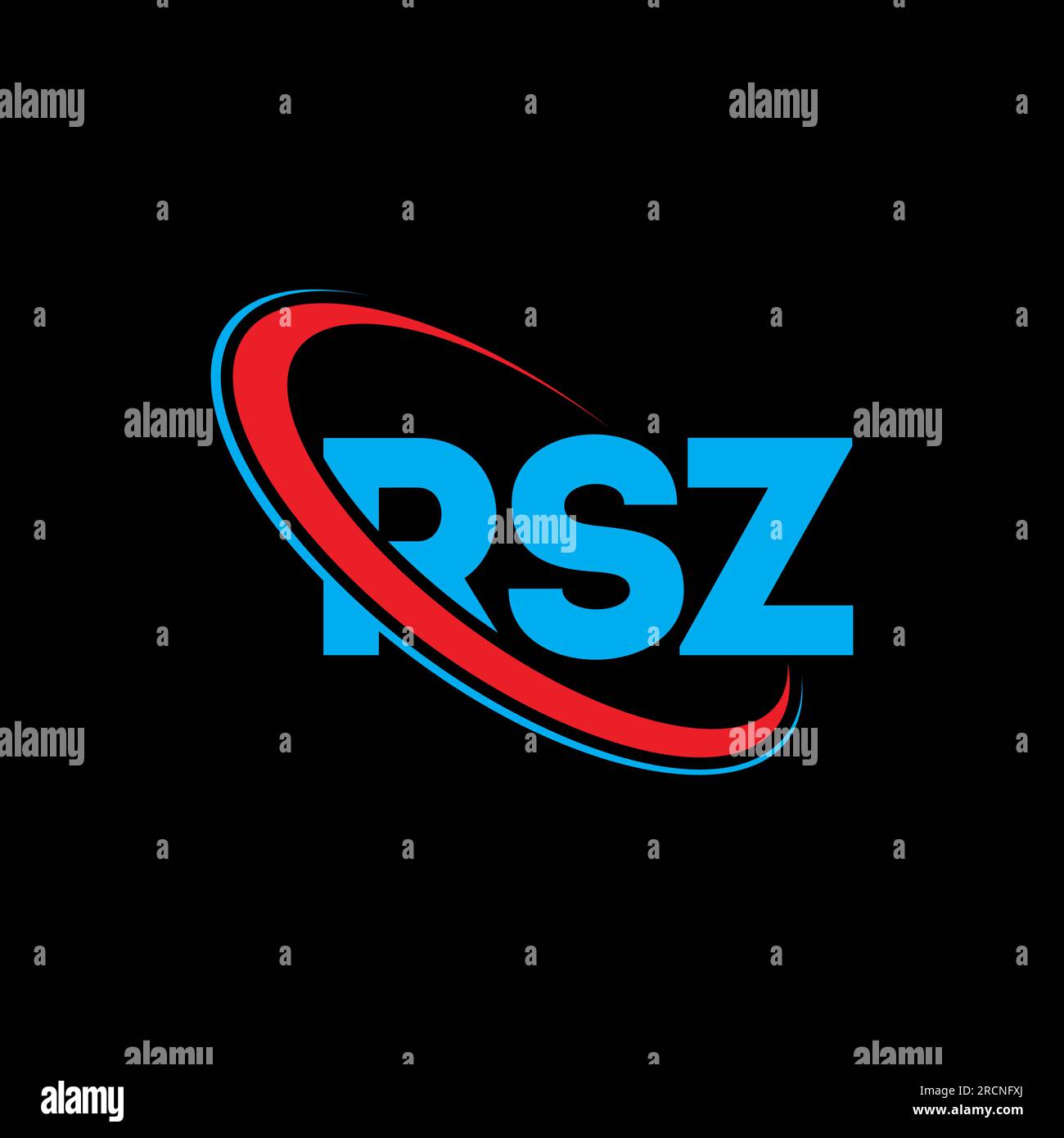 RSZ logo. RSZ letter. RSZ letter logo design. Initials RSZ logo linked ...