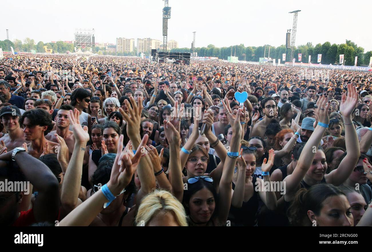 Milan, It. 15th July, 2023. The Hives in concert at the La Maura ...