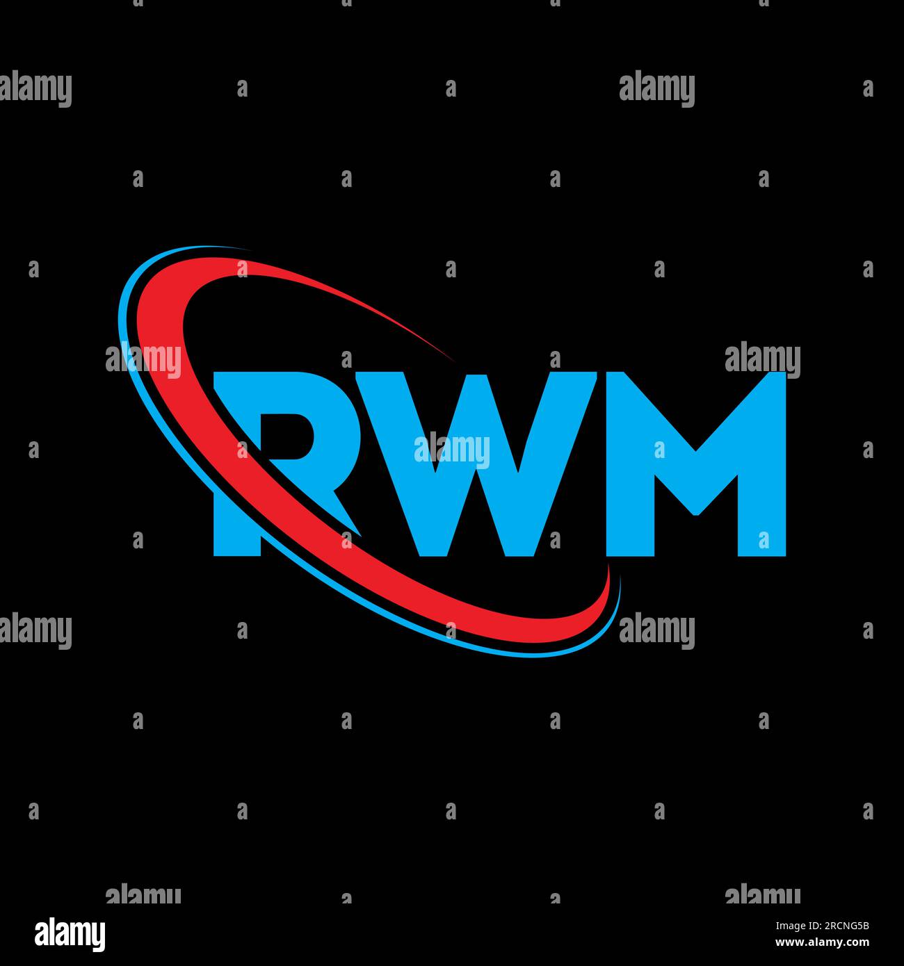 RWM logo. RWM letter. RWM letter logo design. Initials RWM logo linked ...