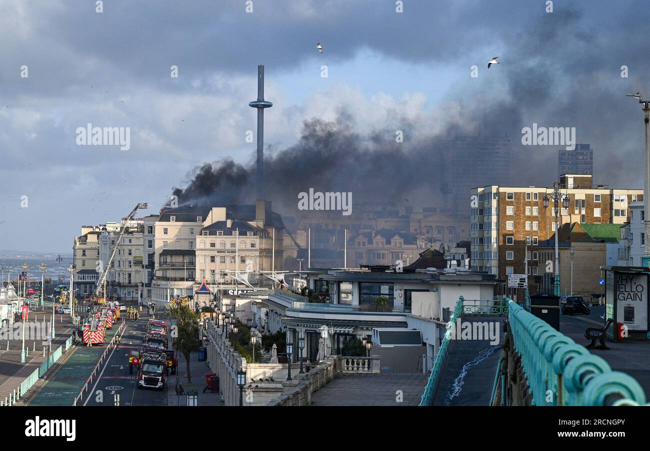 Fire royal albion hotel brighton 1998 hi-res stock photography and ...