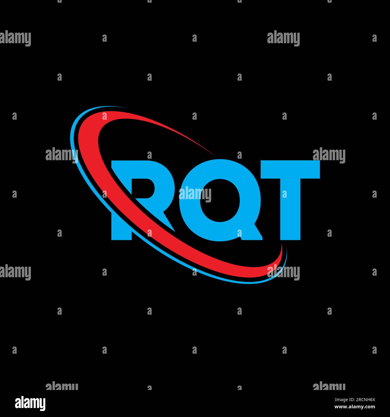 RQT logo. RQT letter. RQT letter logo design. Initials RQT logo linked ...