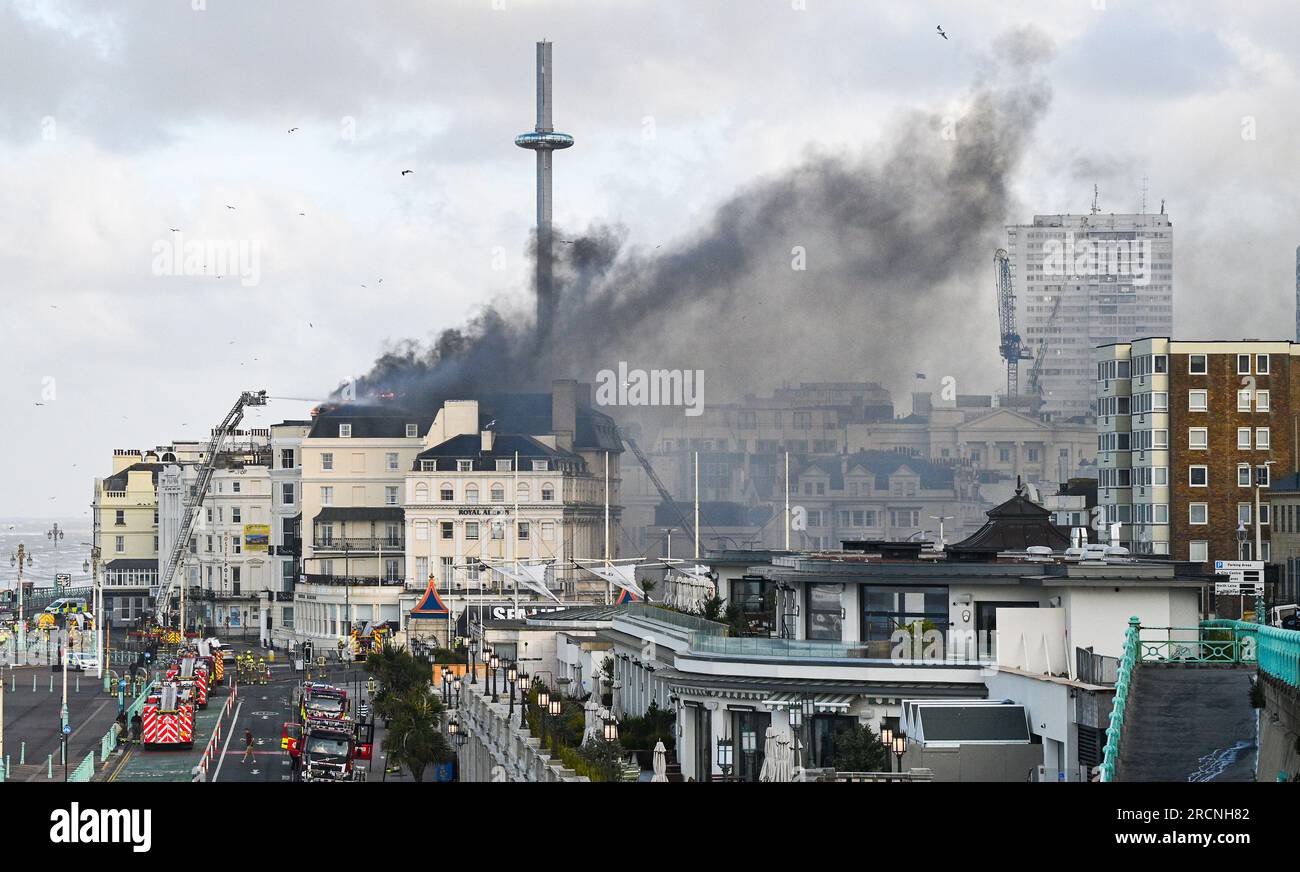 Fire royal albion hotel brighton 1998 hi-res stock photography and ...