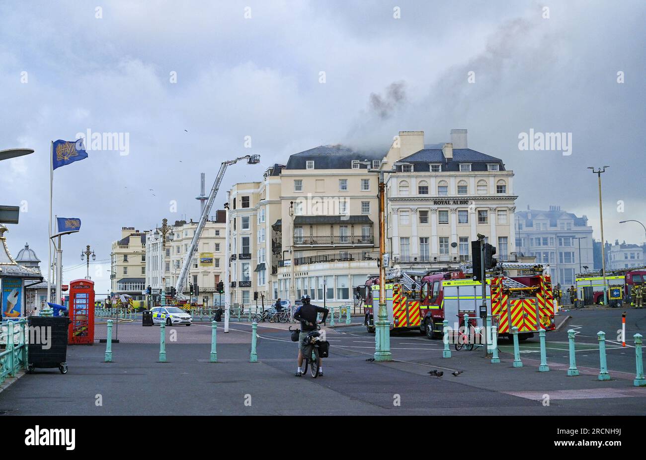 Fire royal albion hotel brighton 1998 hi-res stock photography and ...