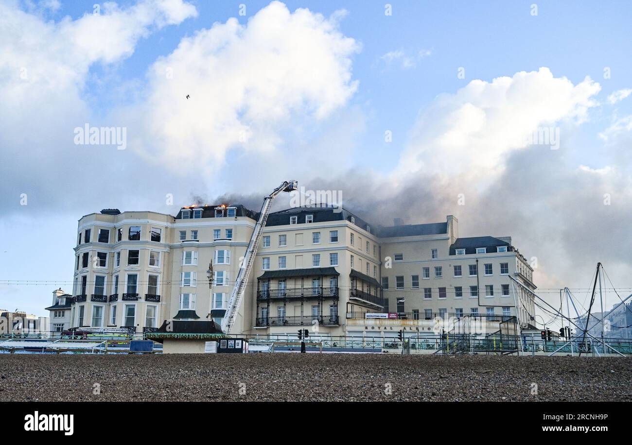 Fire royal albion hotel brighton 1998 hi-res stock photography and ...
