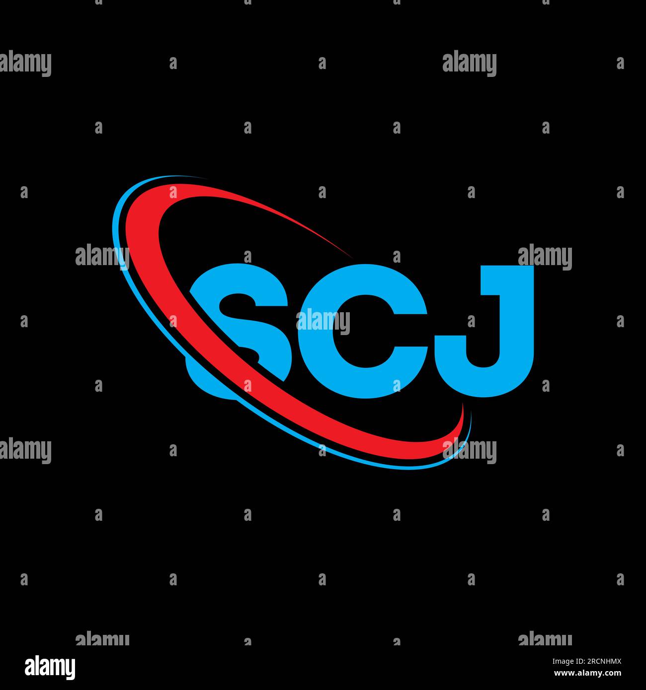 SCJ logo. SCJ letter. SCJ letter logo design. Initials SCJ logo linked ...