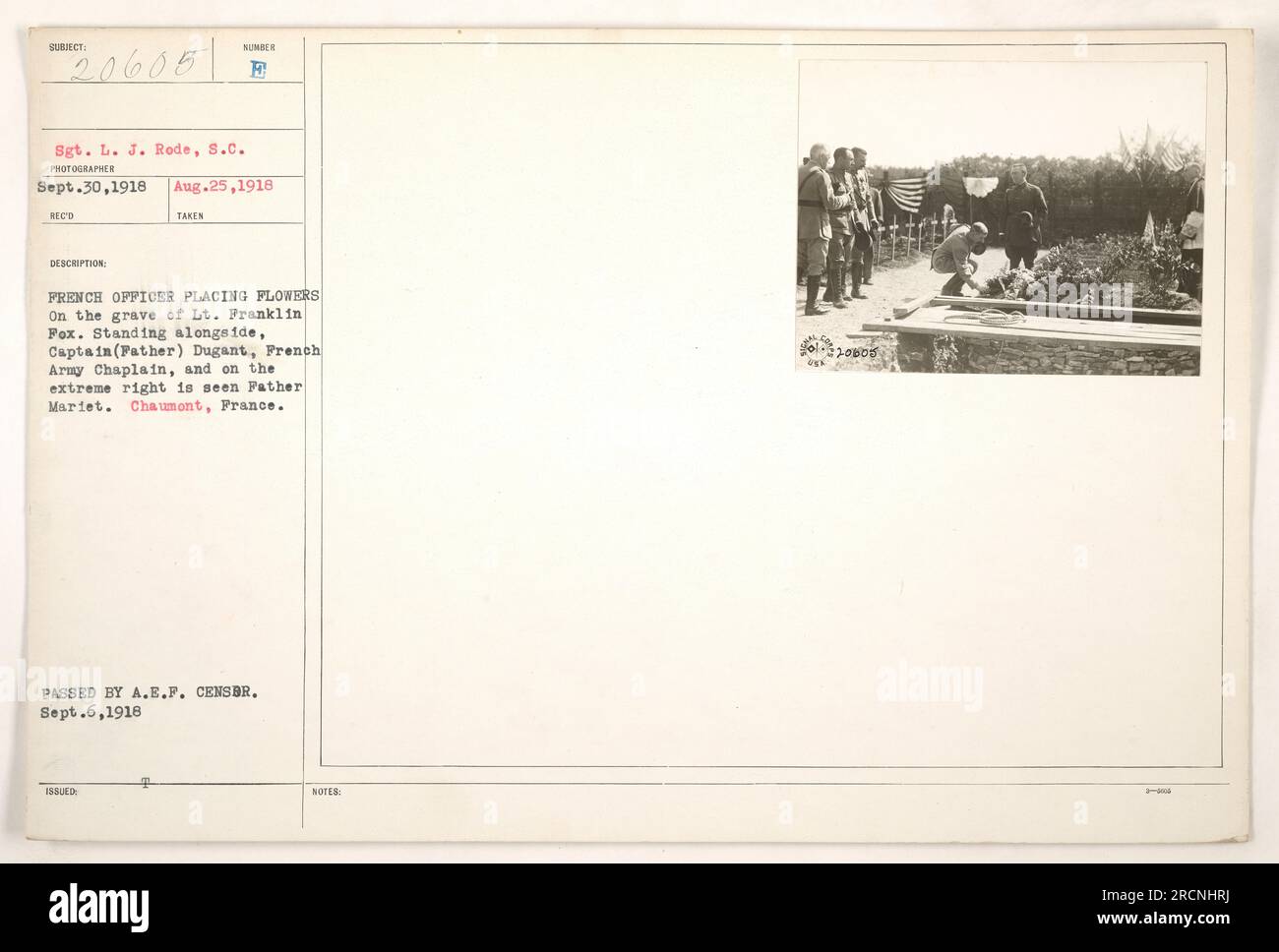 French army chaplain hi-res stock photography and images - Alamy