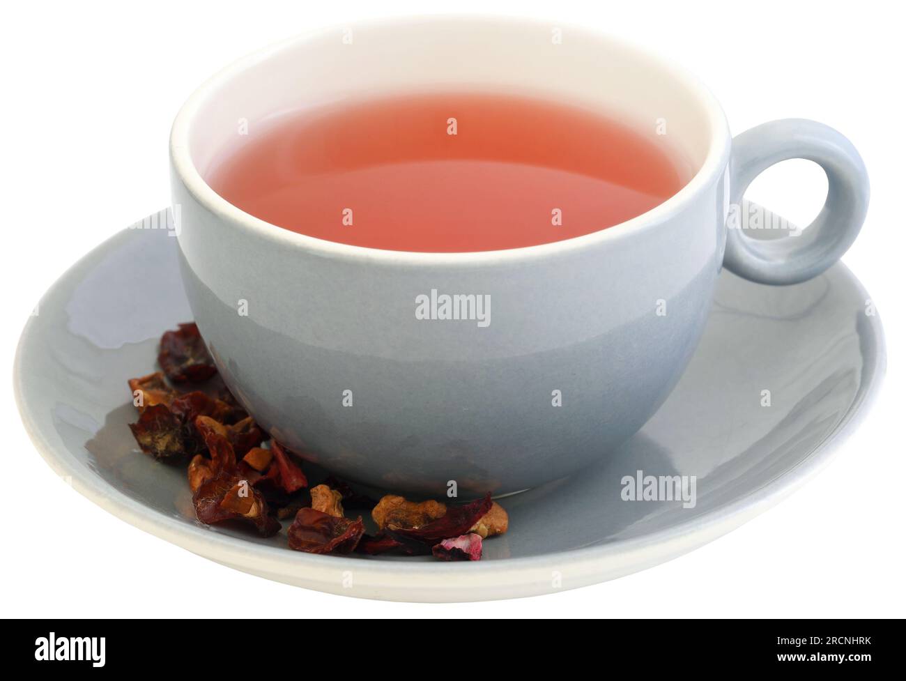 Herbal tea of roselle, rose hips and apple in cup Stock Photo - Alamy