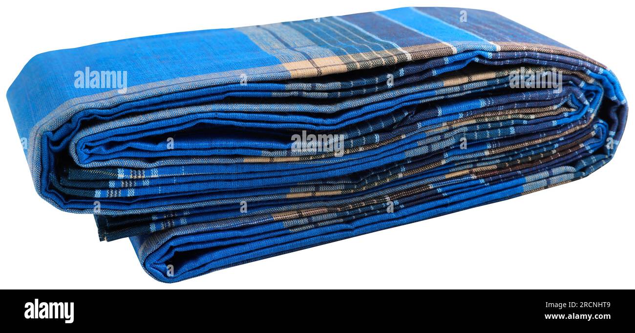 Hand woven cotton lungi of Indian subcontinent Stock Photo - Alamy