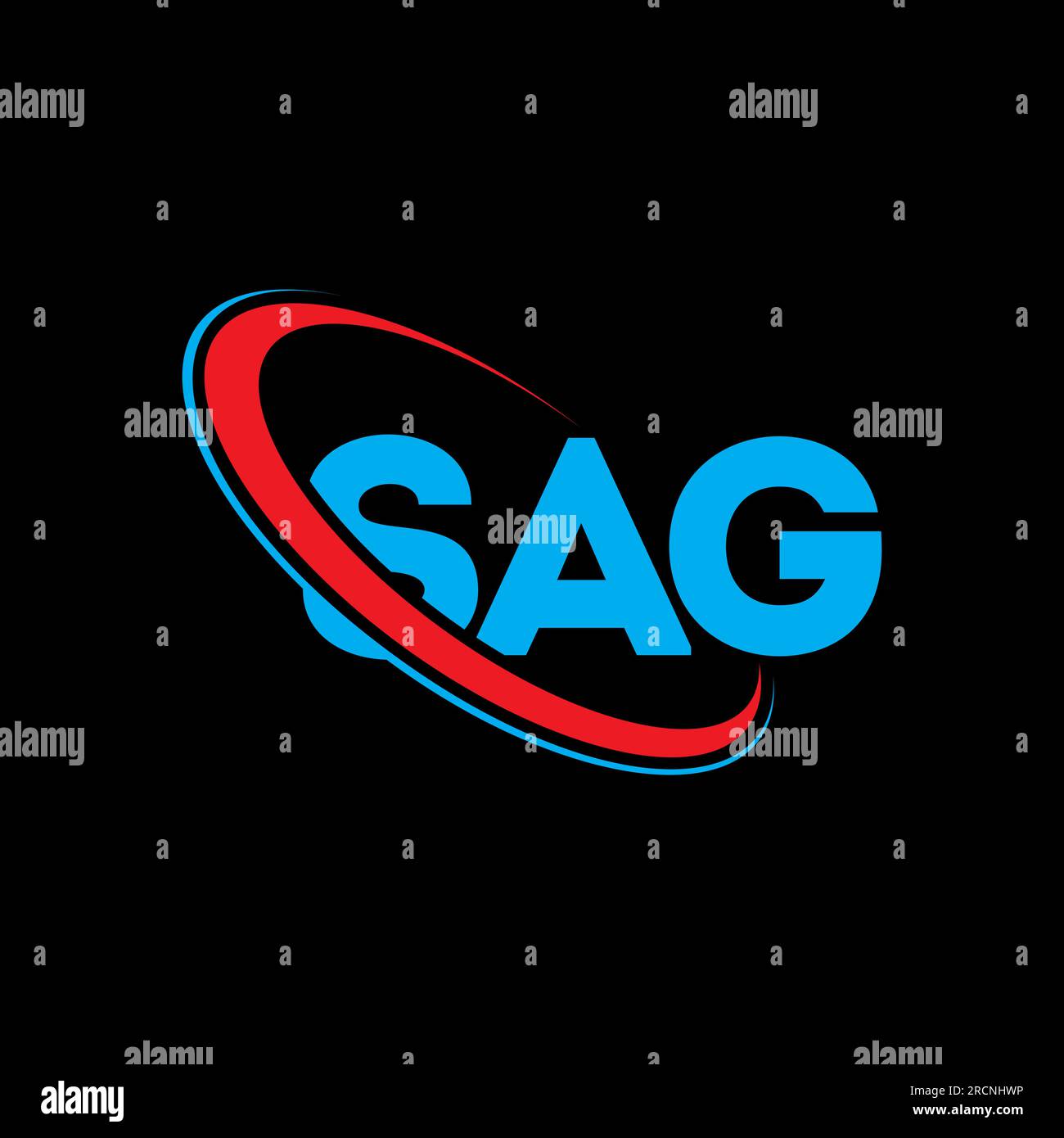 SAG logo. SAG letter. SAG letter logo design. Initials SAG logo linked ...
