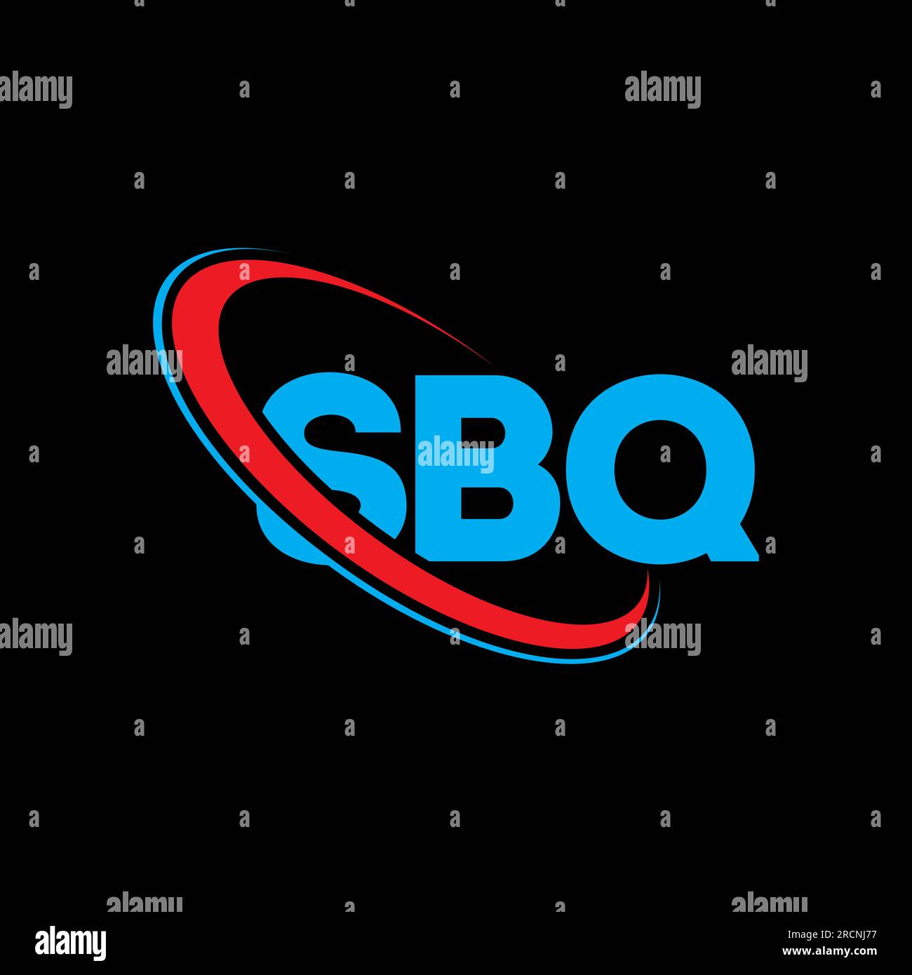 SBQ logo. SBQ letter. SBQ letter logo design. Initials SBQ logo linked ...