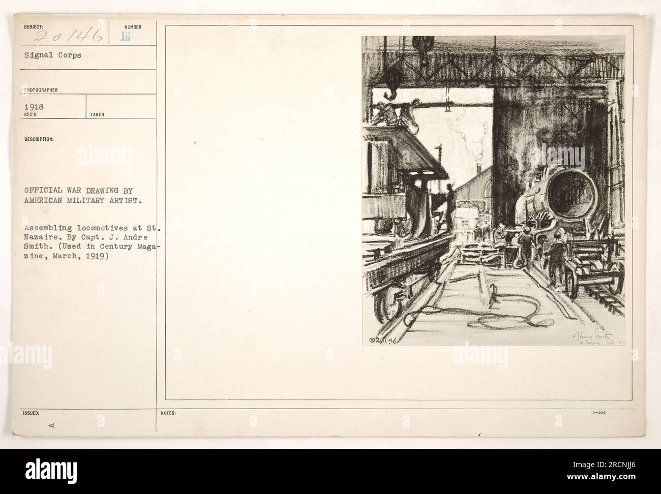 American soldiers assembling locomotives hi-res stock photography and ...