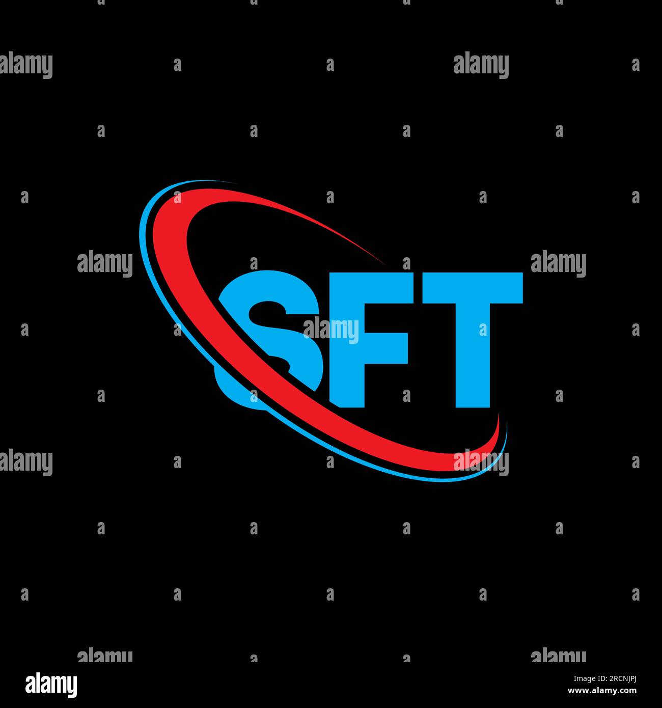 SFT logo. SFT letter. SFT letter logo design. Initials SFT logo linked ...