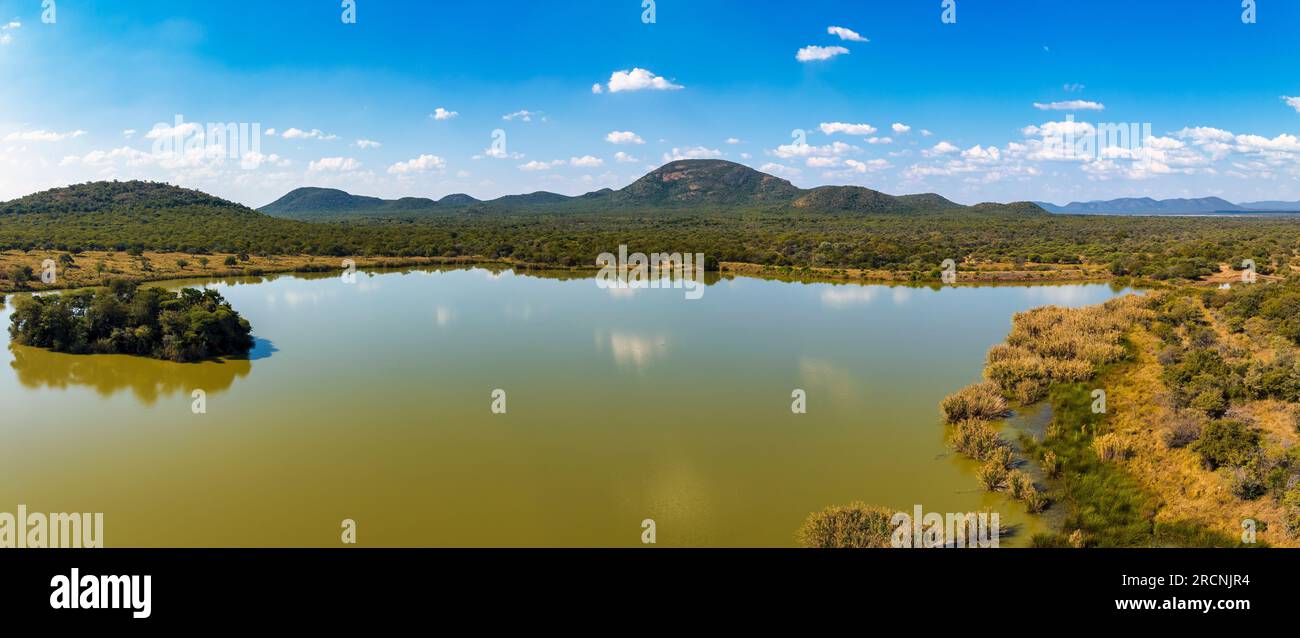 Notwane river and dam in Botswana, near Gaborone tourist attraction ...