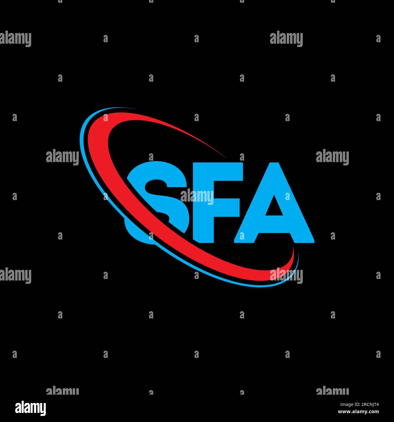 SFA logo. SFA letter. SFA letter logo design. Initials SFA logo linked ...