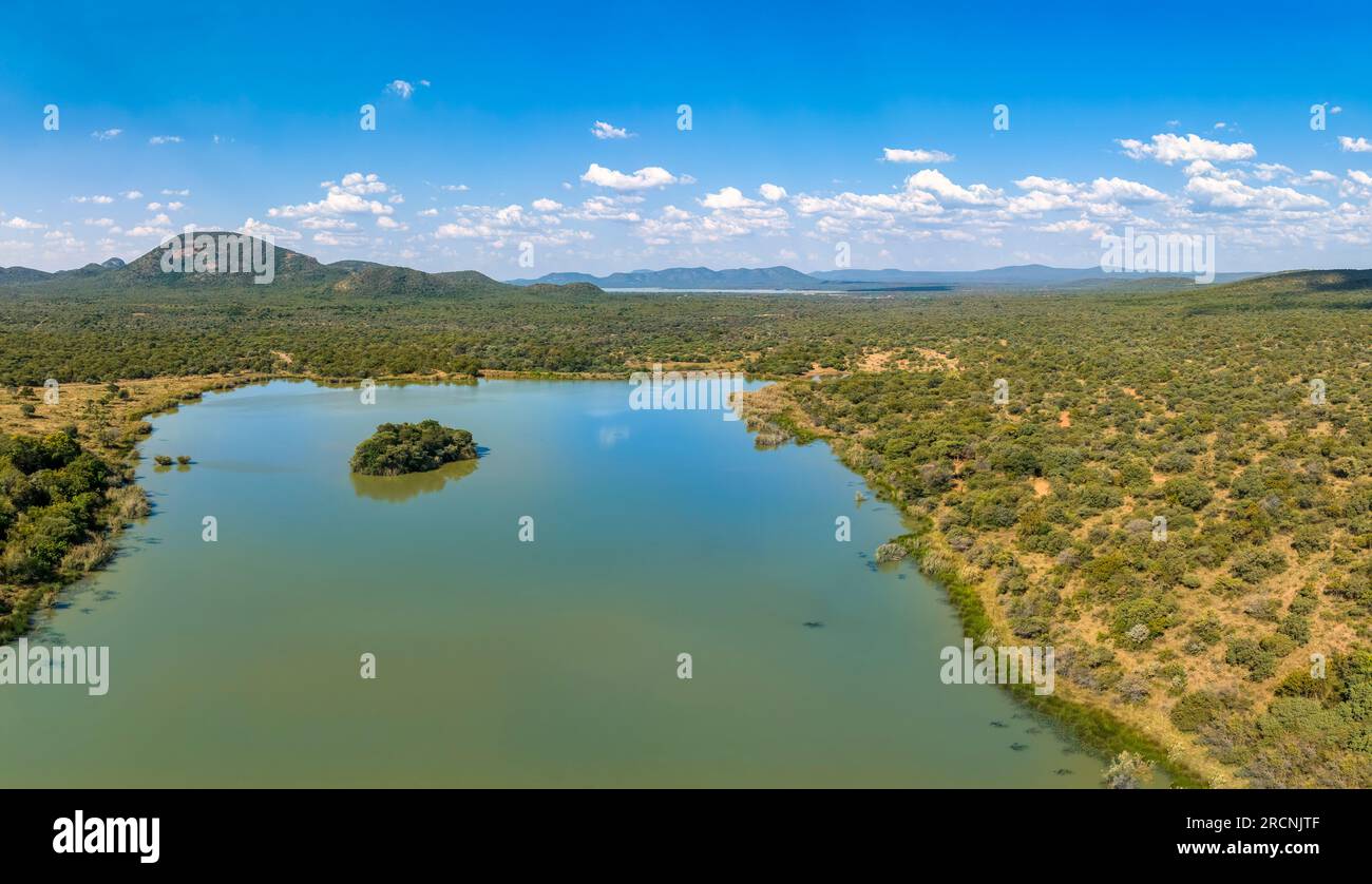 Notwane river and dam in Botswana, near Gaborone tourist attraction ...