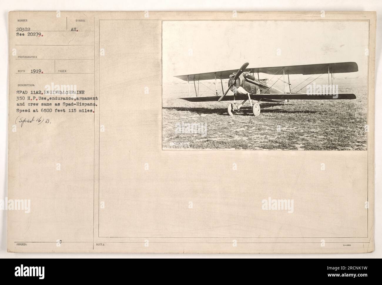 Spad 11a2 hi-res stock photography and images - Alamy