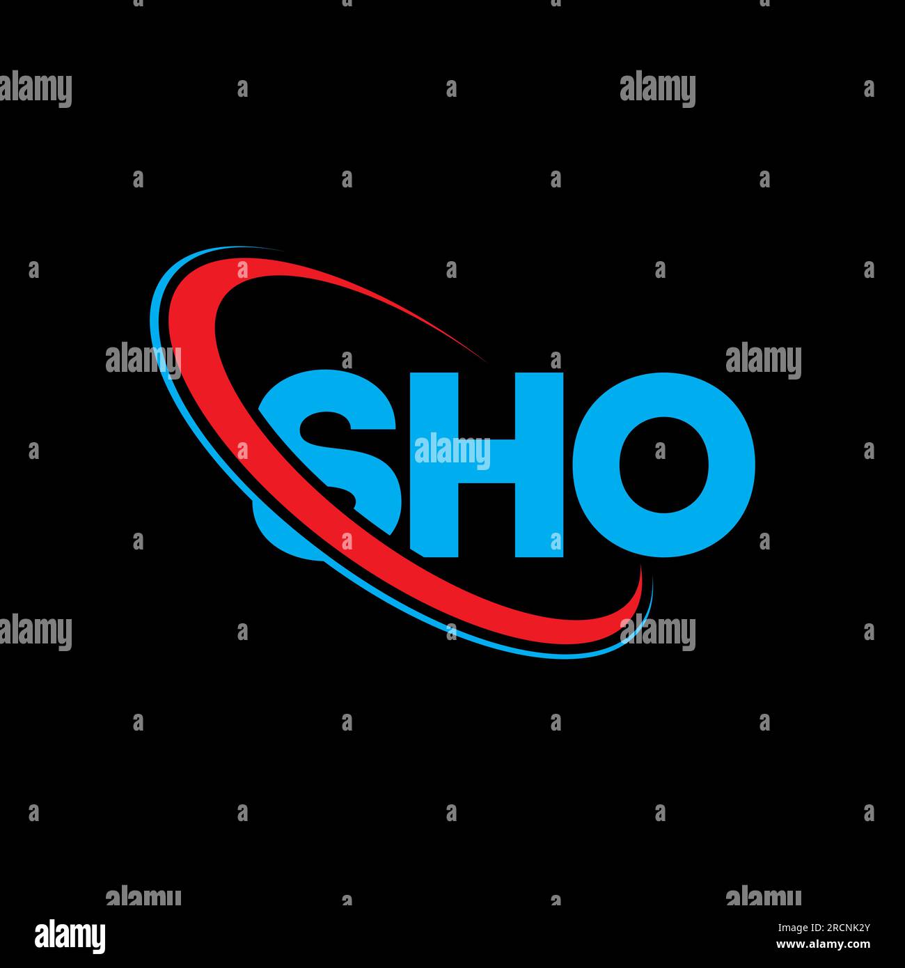 SHO logo. SHO letter. SHO letter logo design. Initials SHO logo linked ...