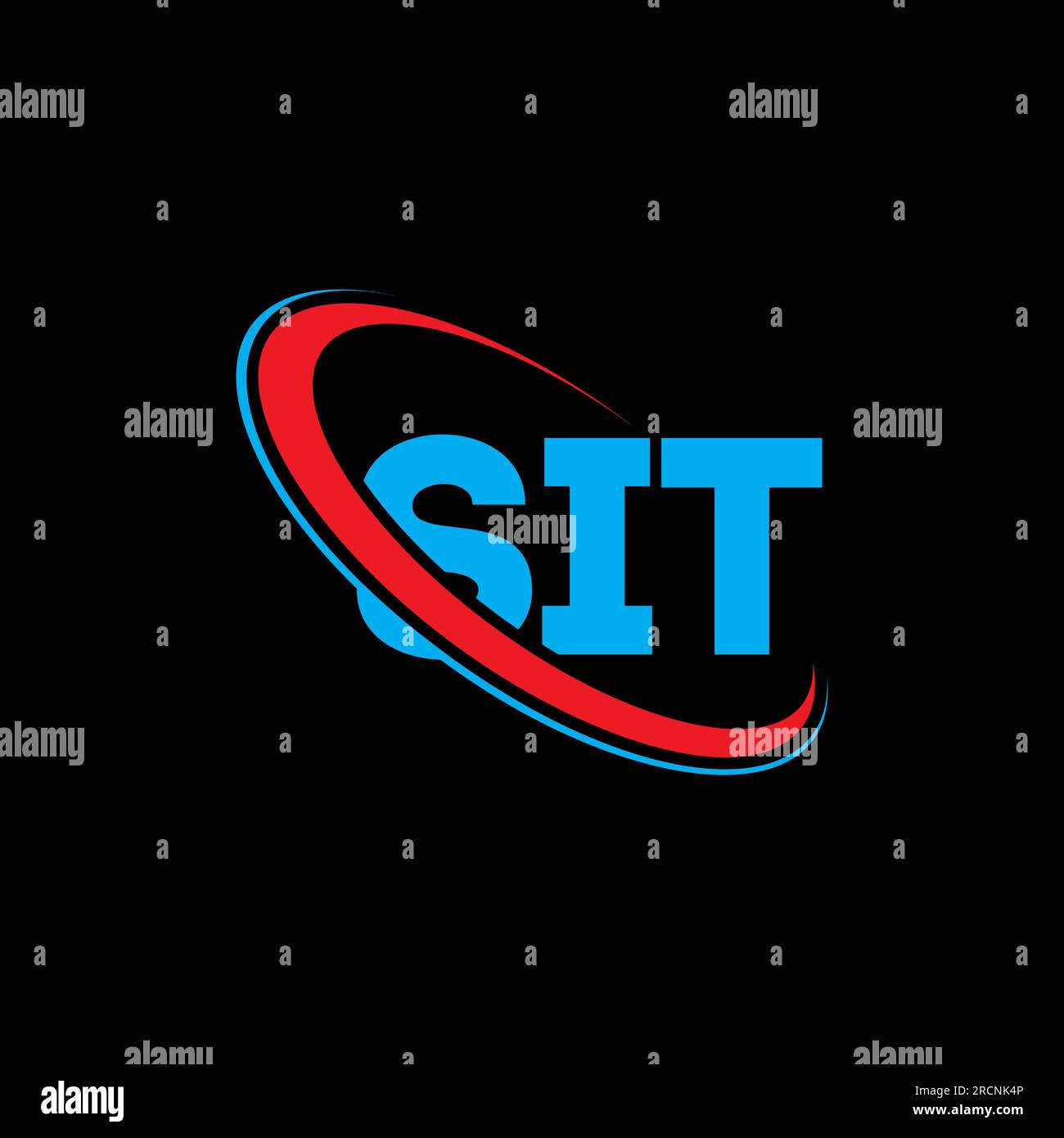 SIT logo. SIT letter. SIT letter logo design. Initials SIT logo linked ...