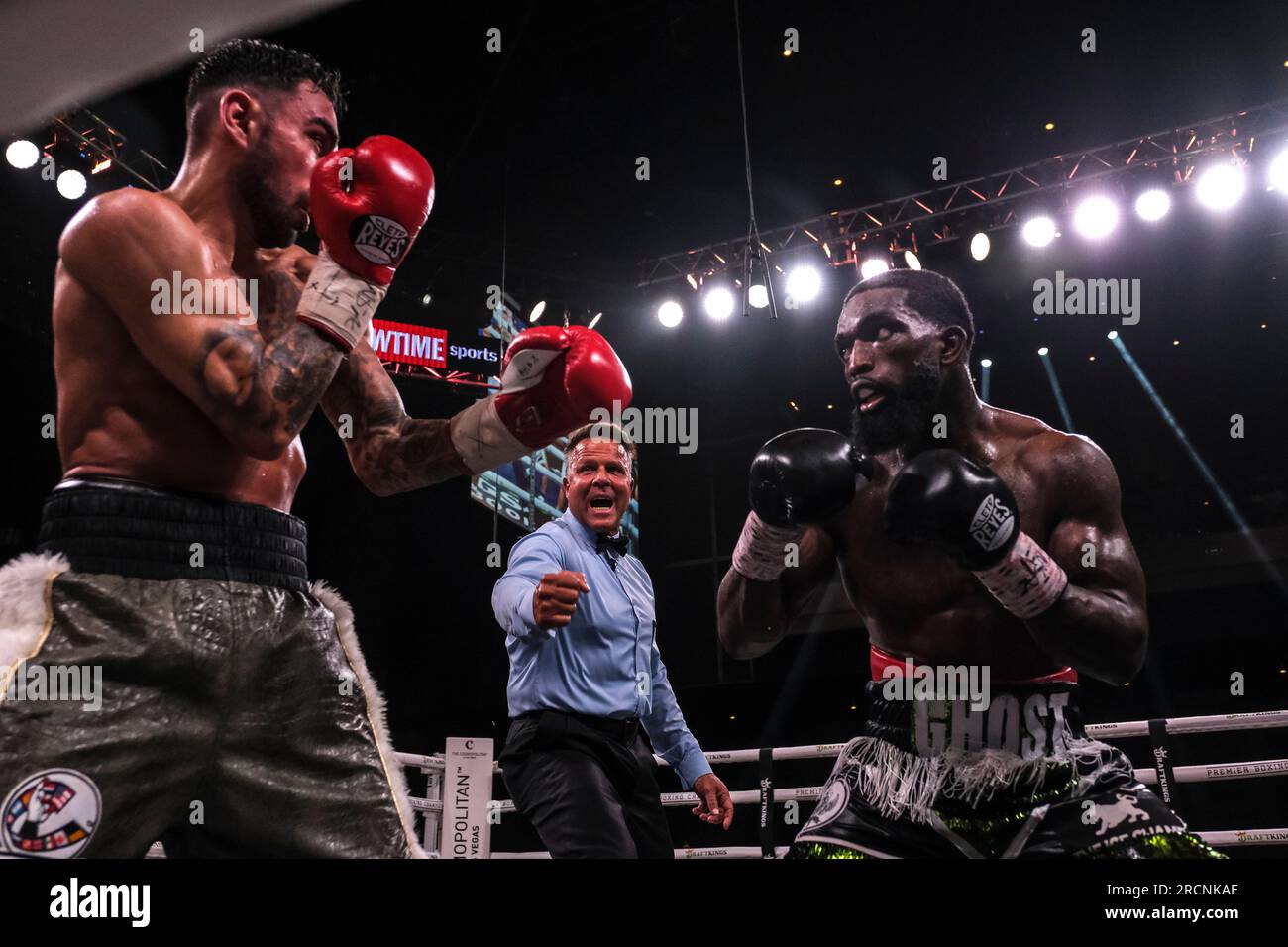 Las Vegas, Nevada, USA. 14th July, 2023. Action between Frank Martin ...