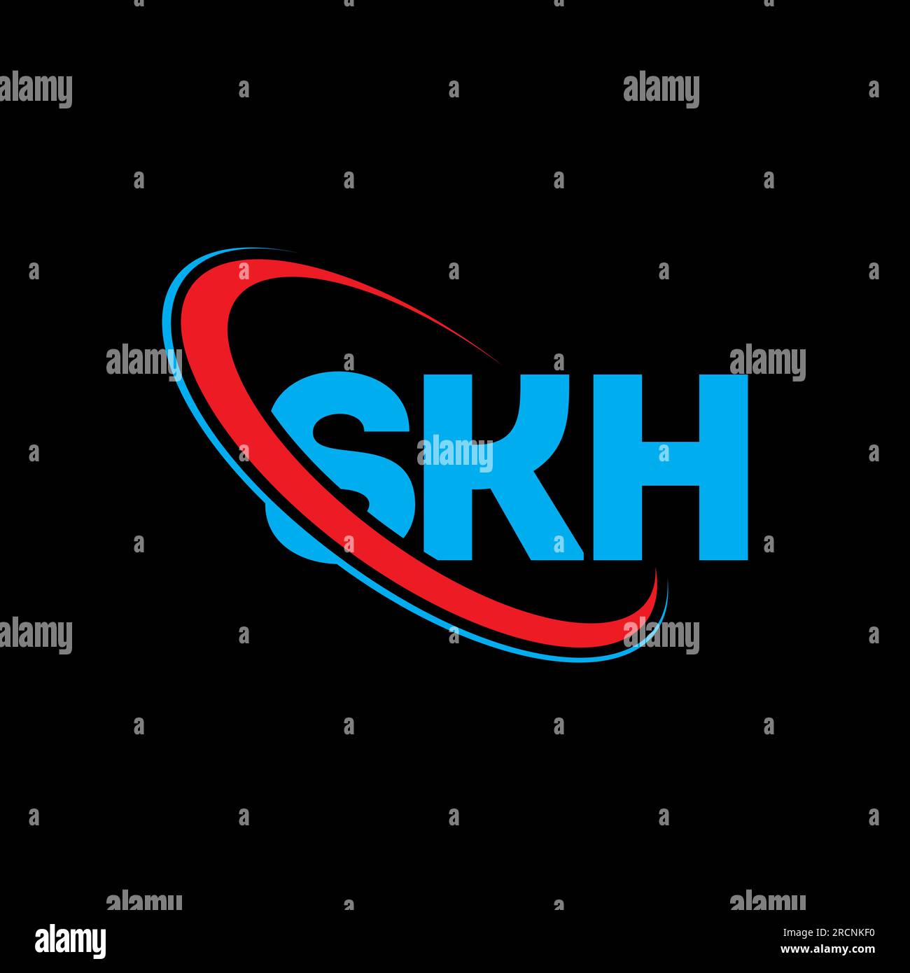 SKH logo. SKH letter. SKH letter logo design. Initials SKH logo linked ...
