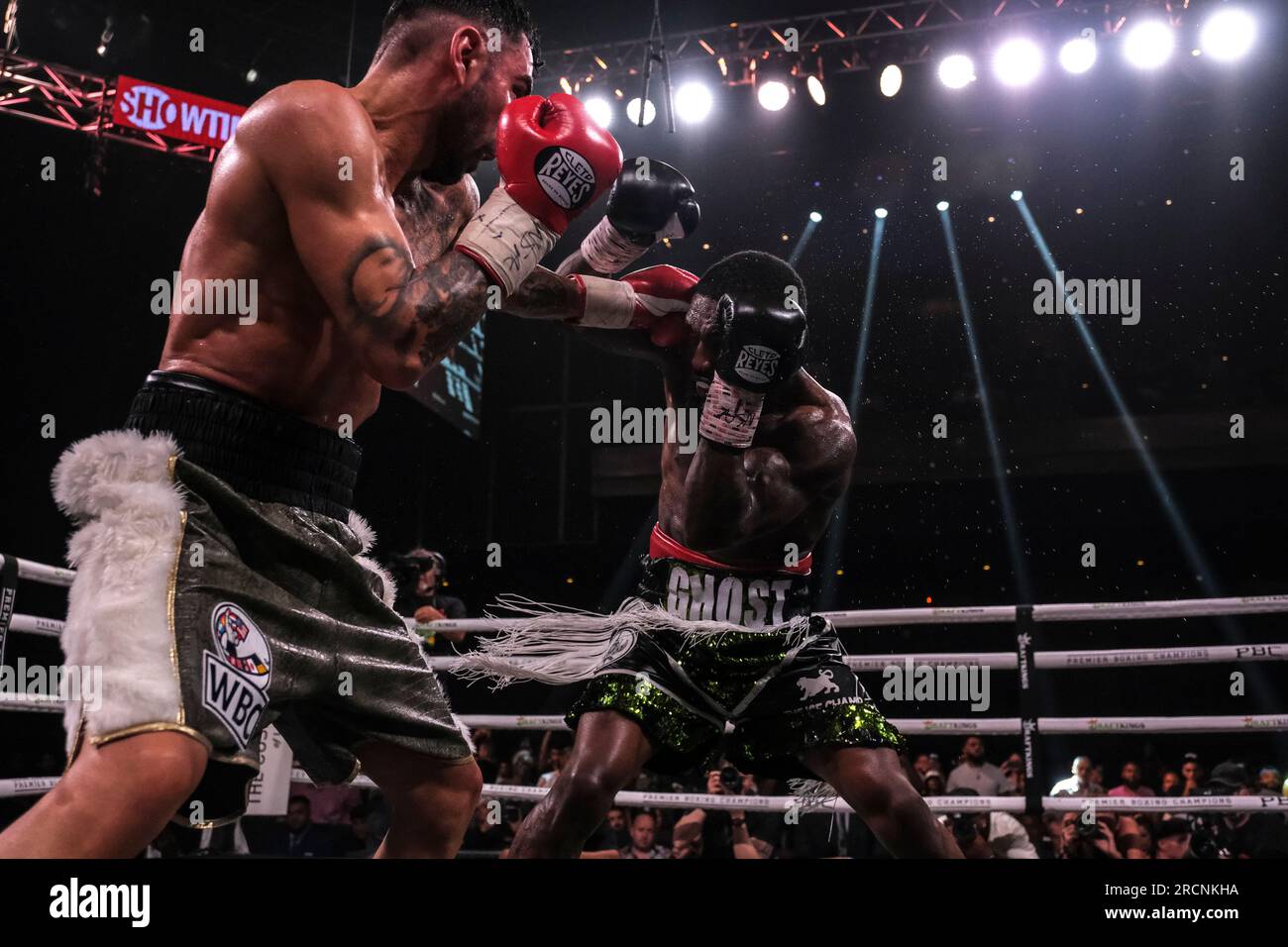 Las Vegas, Nevada, USA. 14th July, 2023. Action between Frank Martin ...