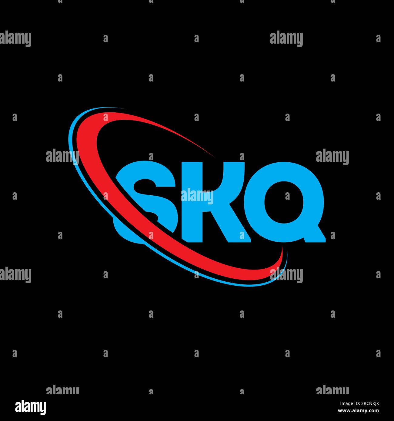 SKQ logo. SKQ letter. SKQ letter logo design. Initials SKQ logo linked ...