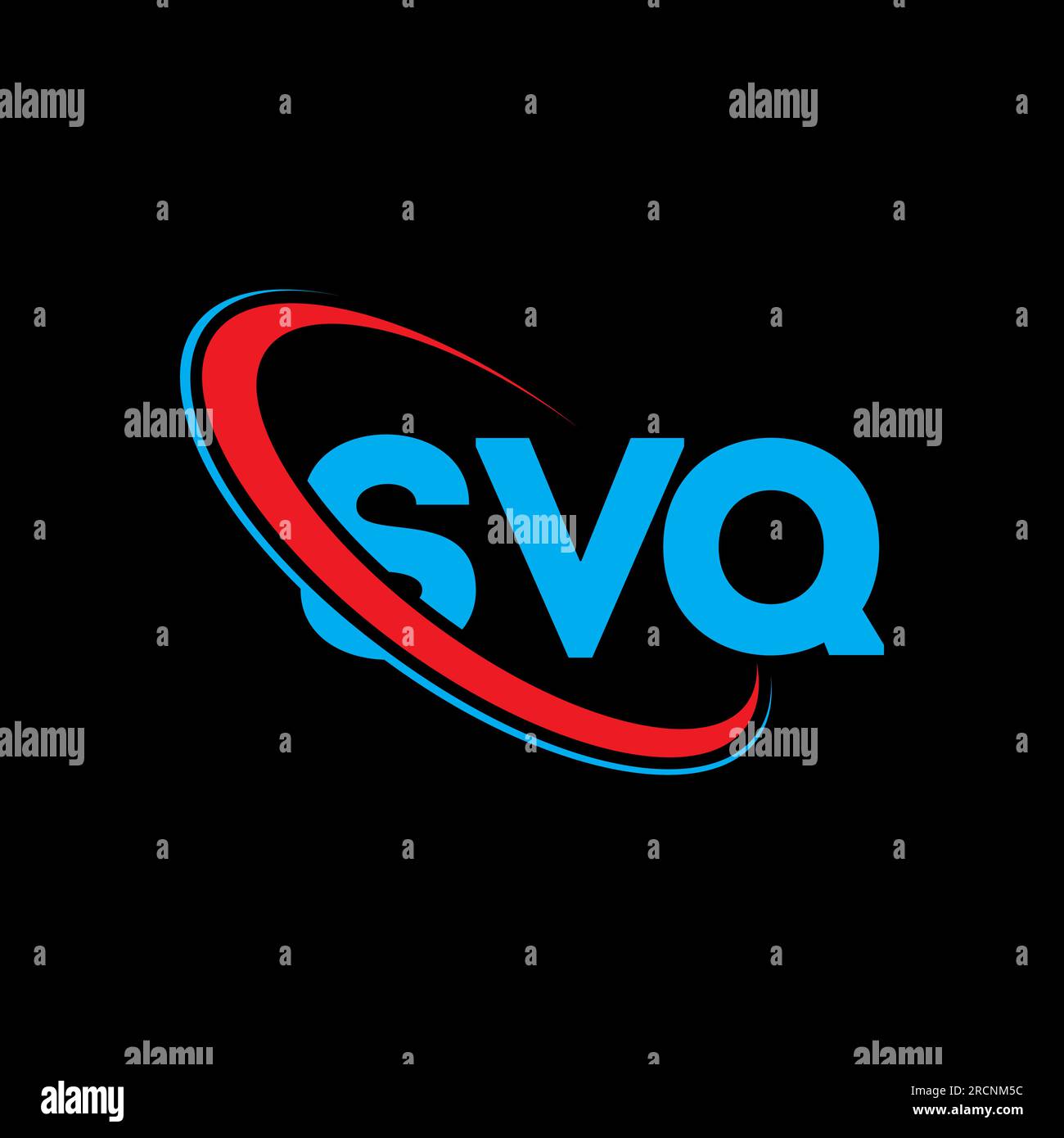 SVQ logo. SVQ letter. SVQ letter logo design. Initials SVQ logo linked ...