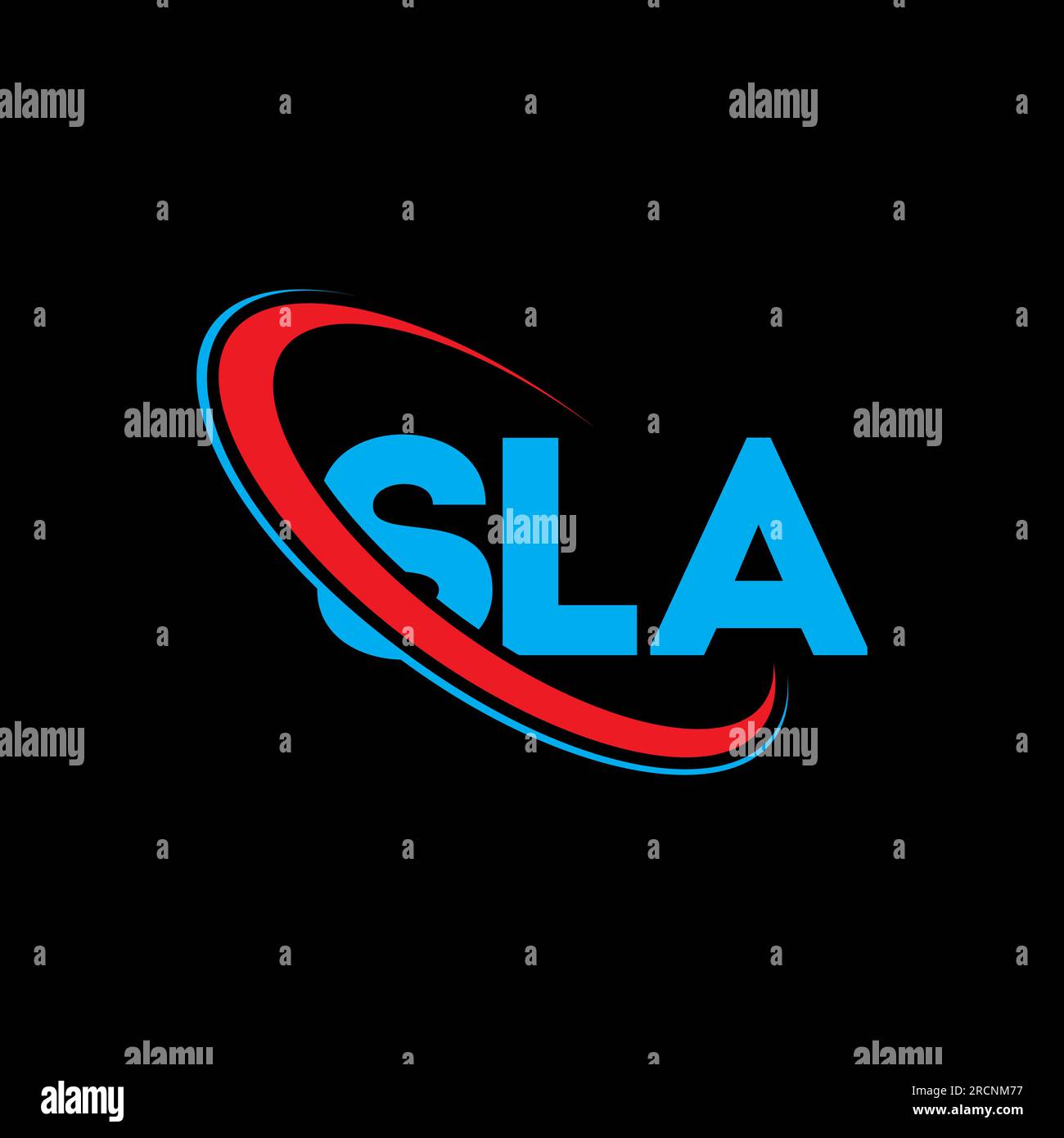 SLA logo. SLA letter. SLA letter logo design. Initials SLA logo linked ...