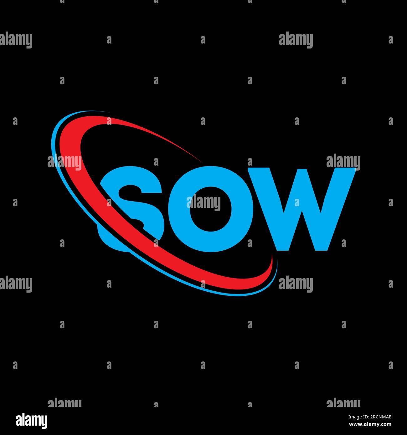 SOW logo. SOW letter. SOW letter logo design. Initials SOW logo linked ...