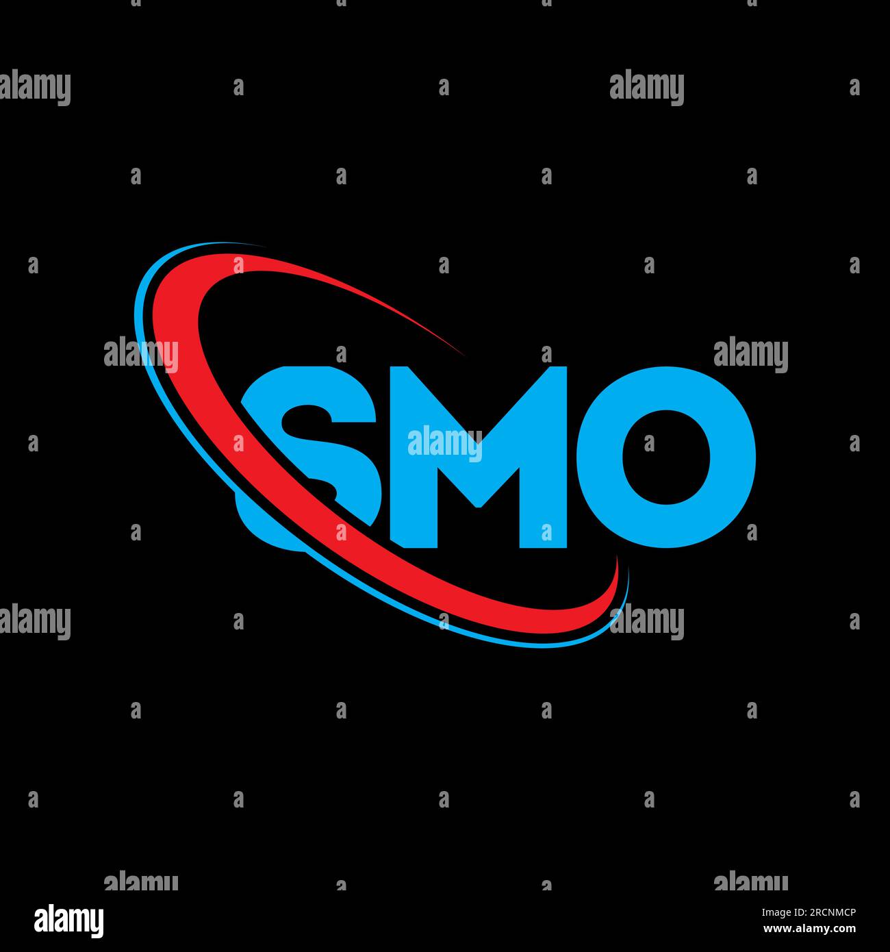 SMO logo. SMO letter. SMO letter logo design. Initials SMO logo linked ...
