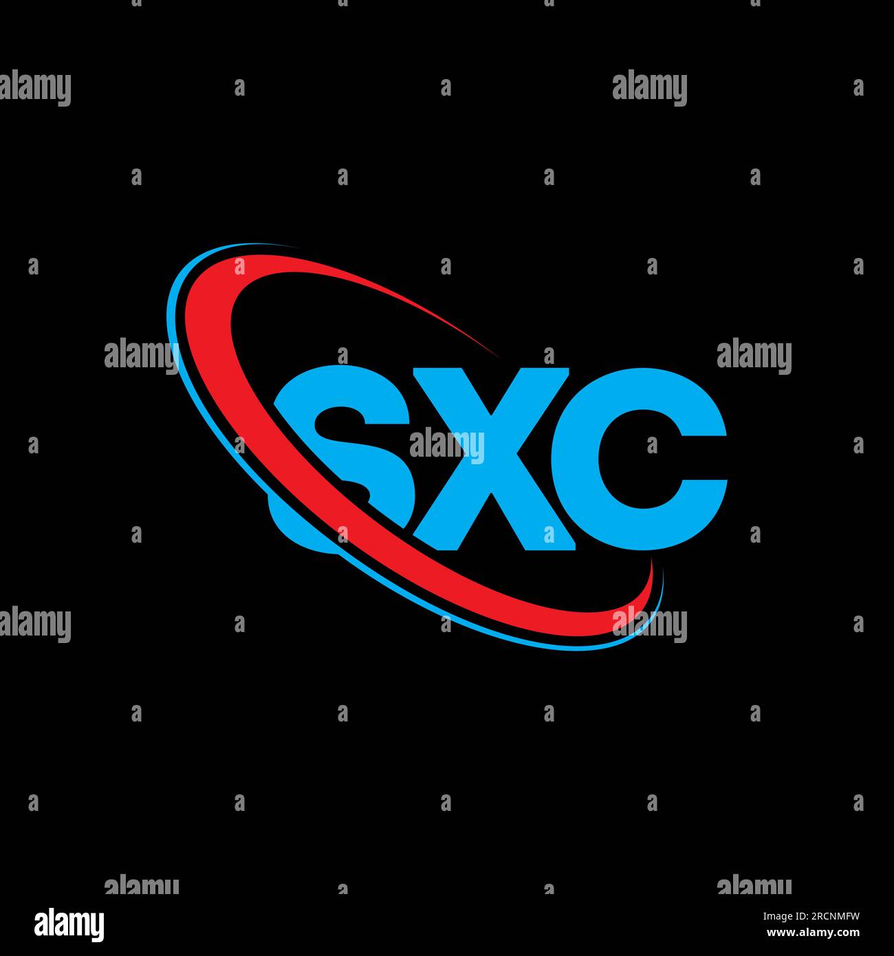 SXC logo. SXC letter. SXC letter logo design. Initials SXC logo linked ...