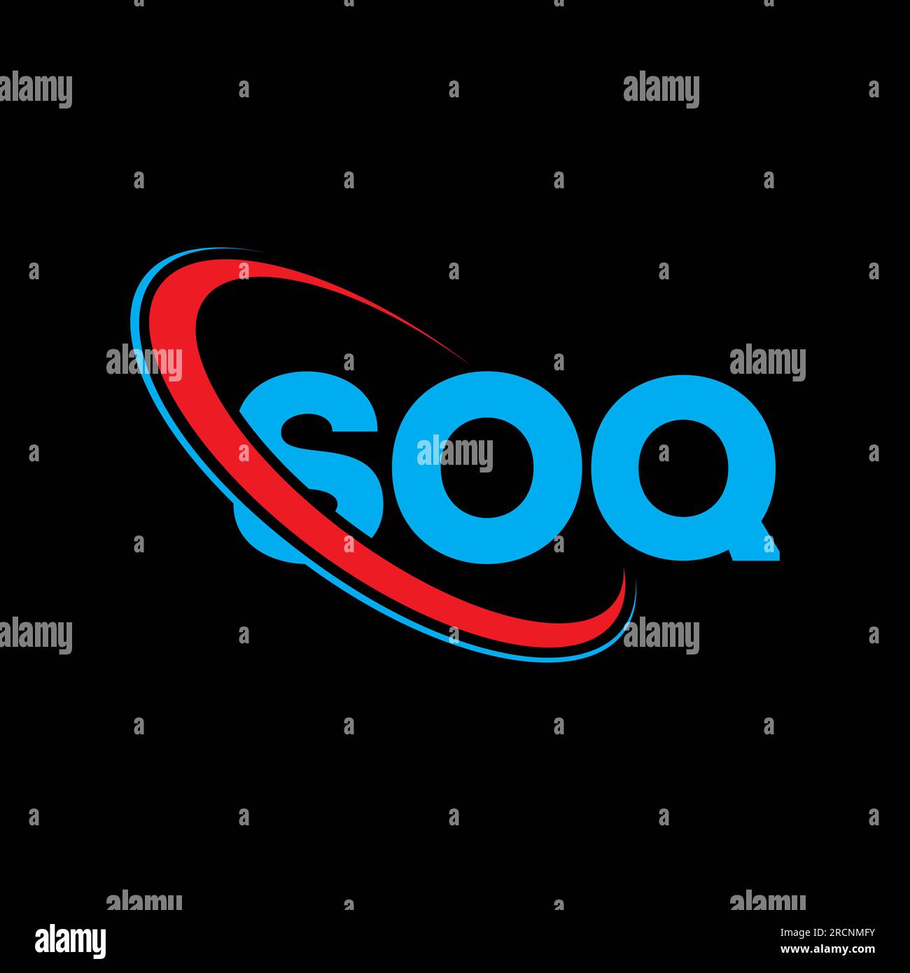 SOQ logo. SOQ letter. SOQ letter logo design. Initials SOQ logo linked ...