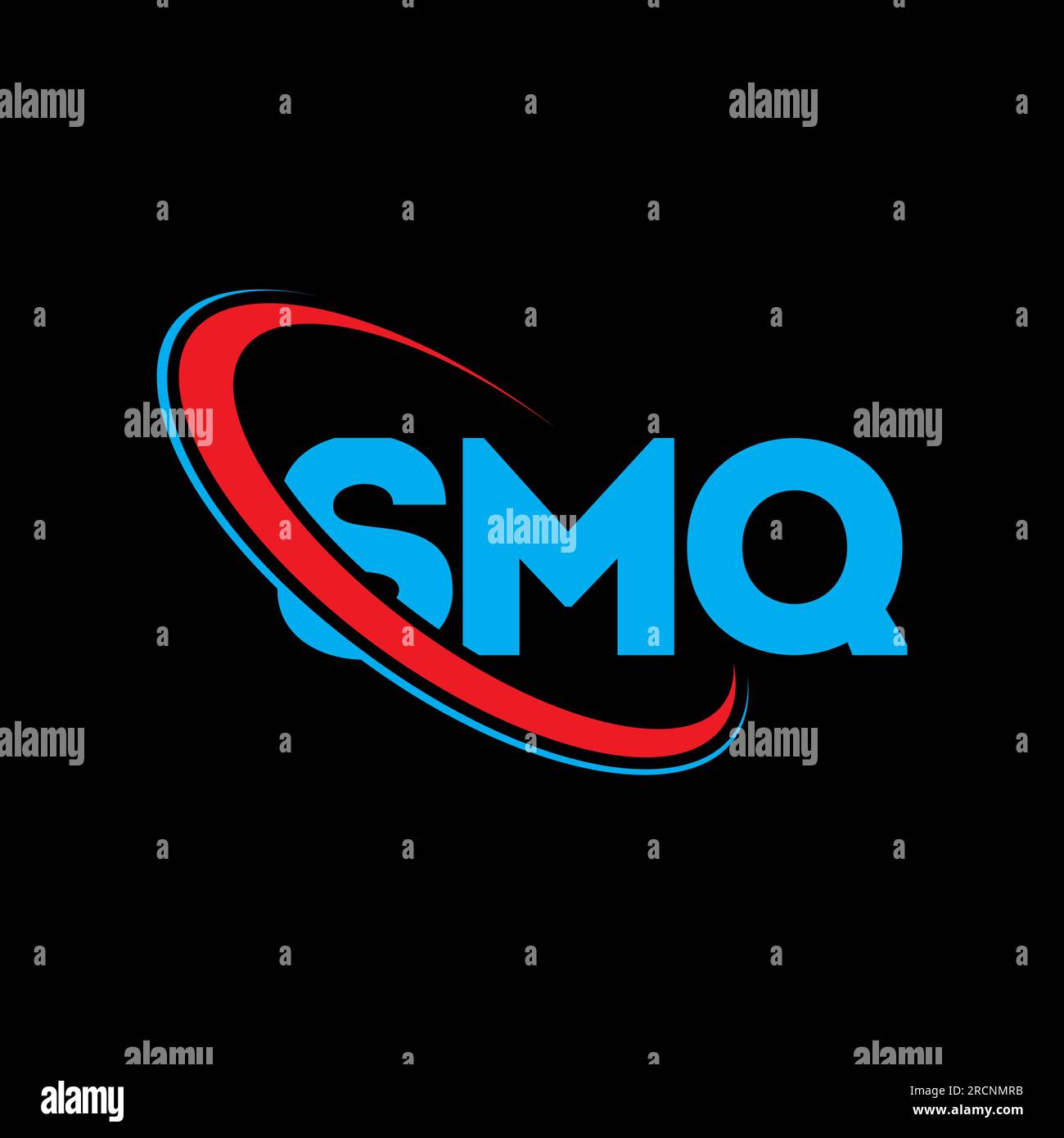 SMQ logo. SMQ letter. SMQ letter logo design. Initials SMQ logo linked ...