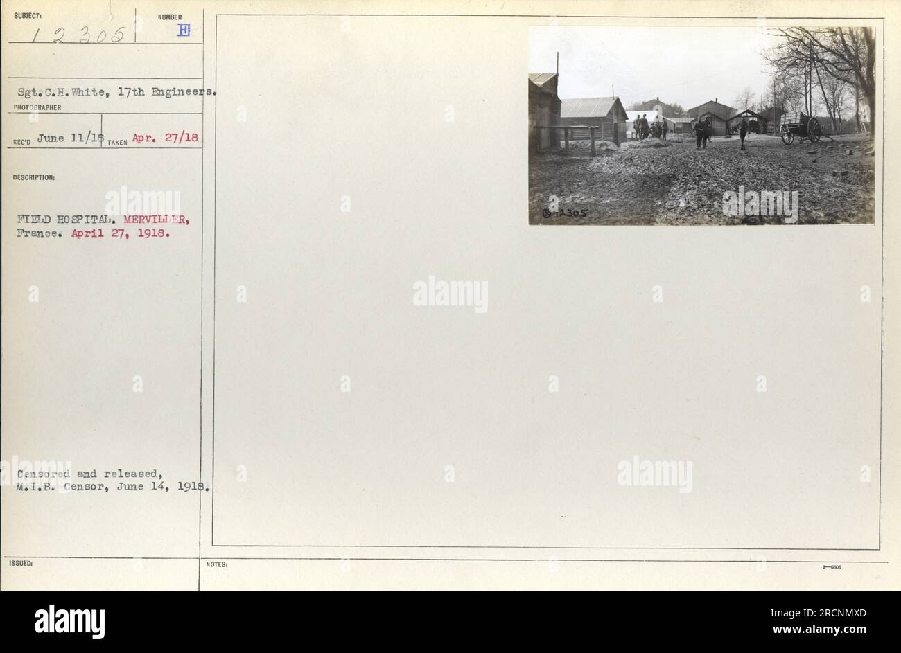 Sergeant C.H. White of the 17th Engineers is pictured at a field ...