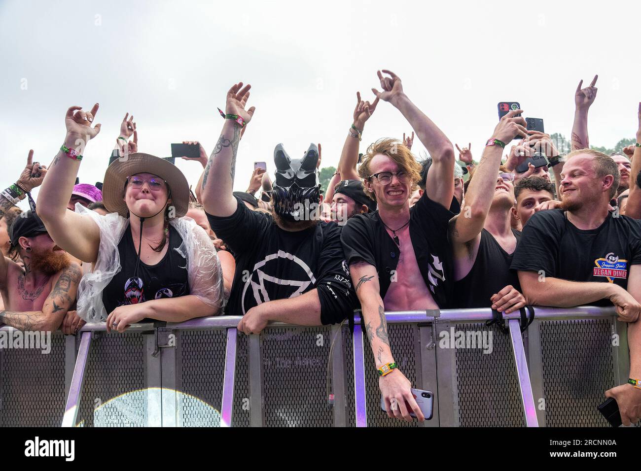 Aleksandr "Alex Terrible" Shikolai of Slaughter to Prevail performs at ...