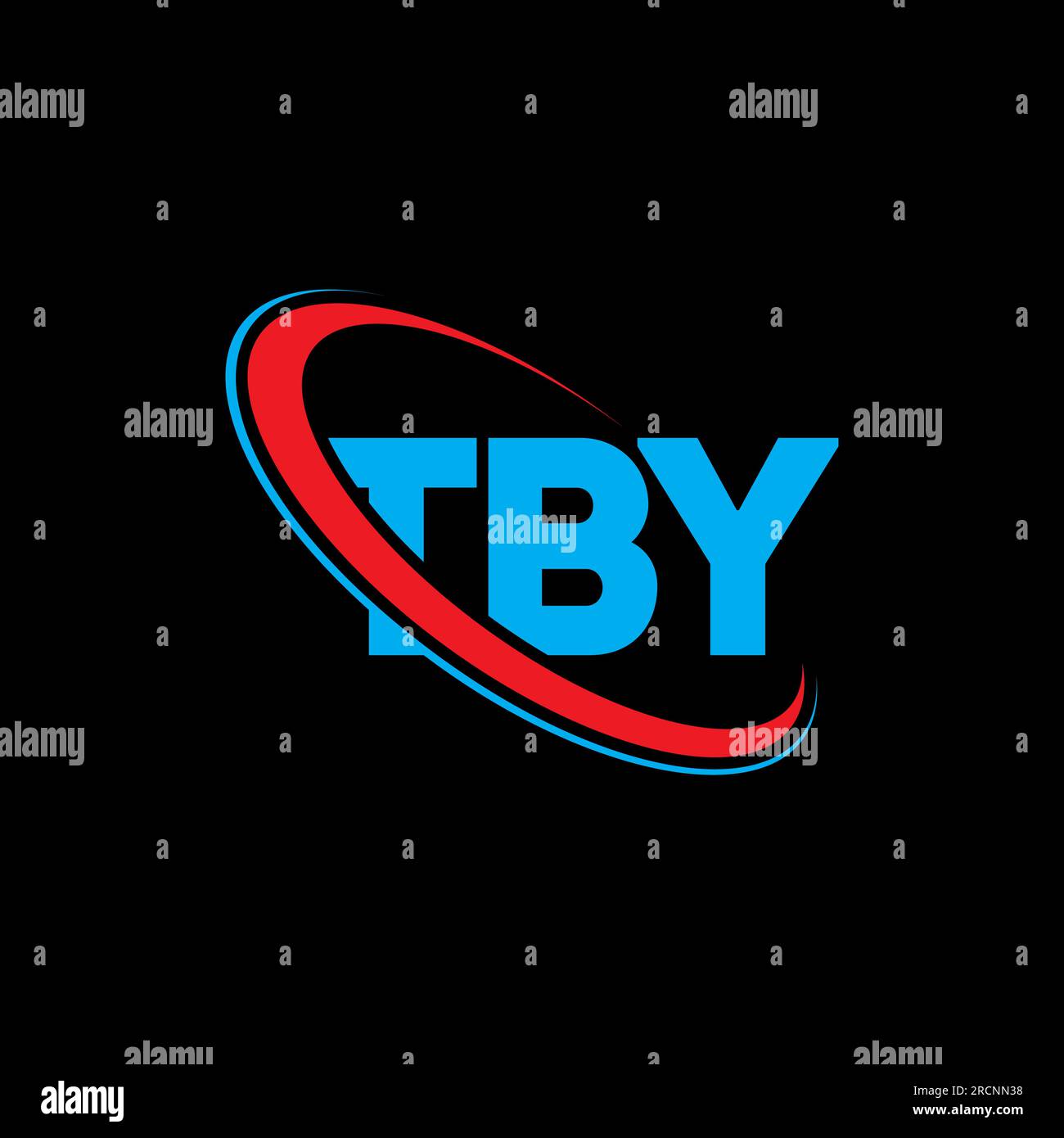 TBY logo. TBY letter. TBY letter logo design. Initials TBY logo linked ...